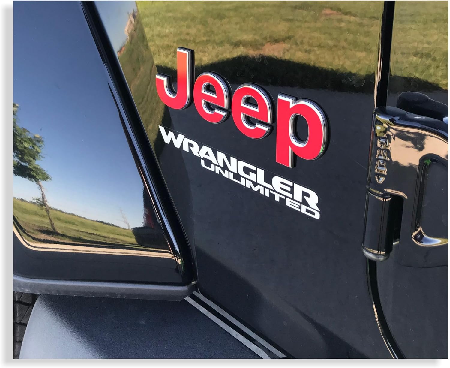 Amazon.com: Reflective Concepts Jeep Fender Emblem Overlay Decal ...