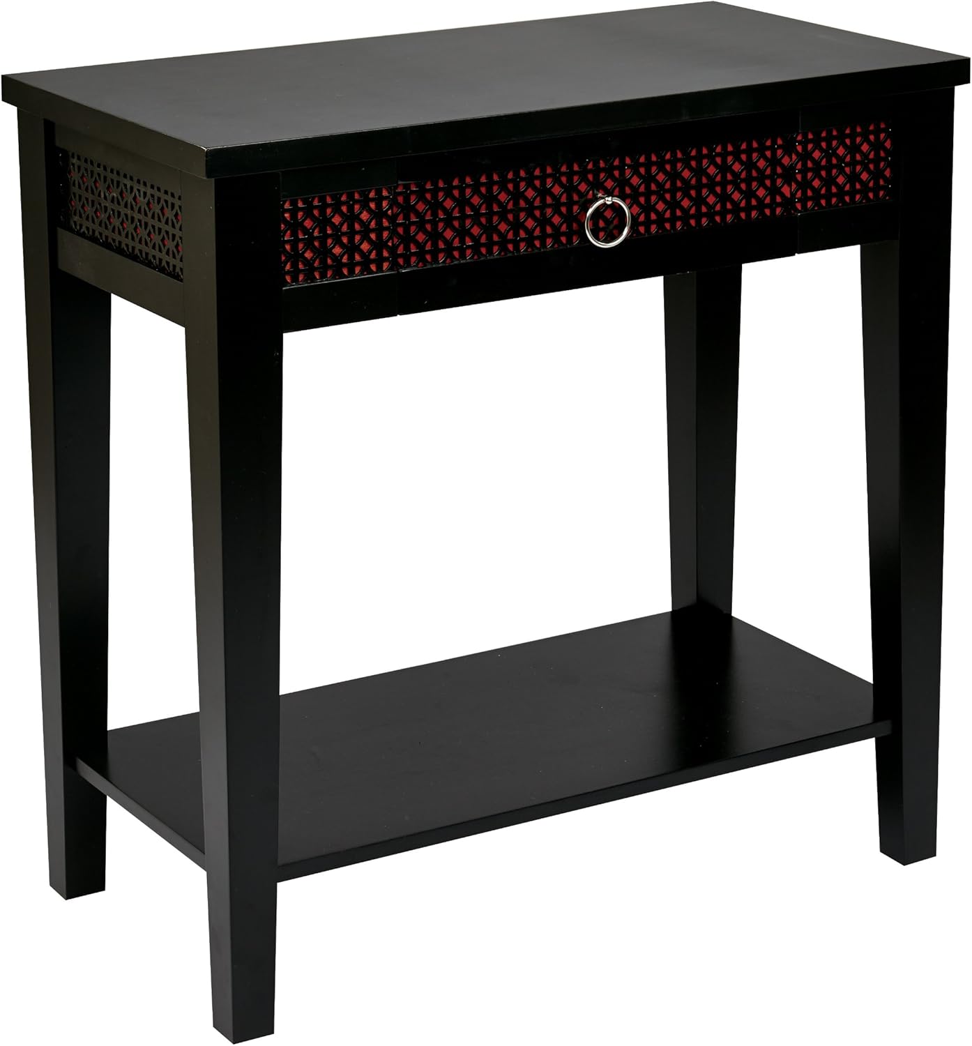 Amazon.com: OSP Home Furnishings Banyan Foyer Table. Black. : Home ...