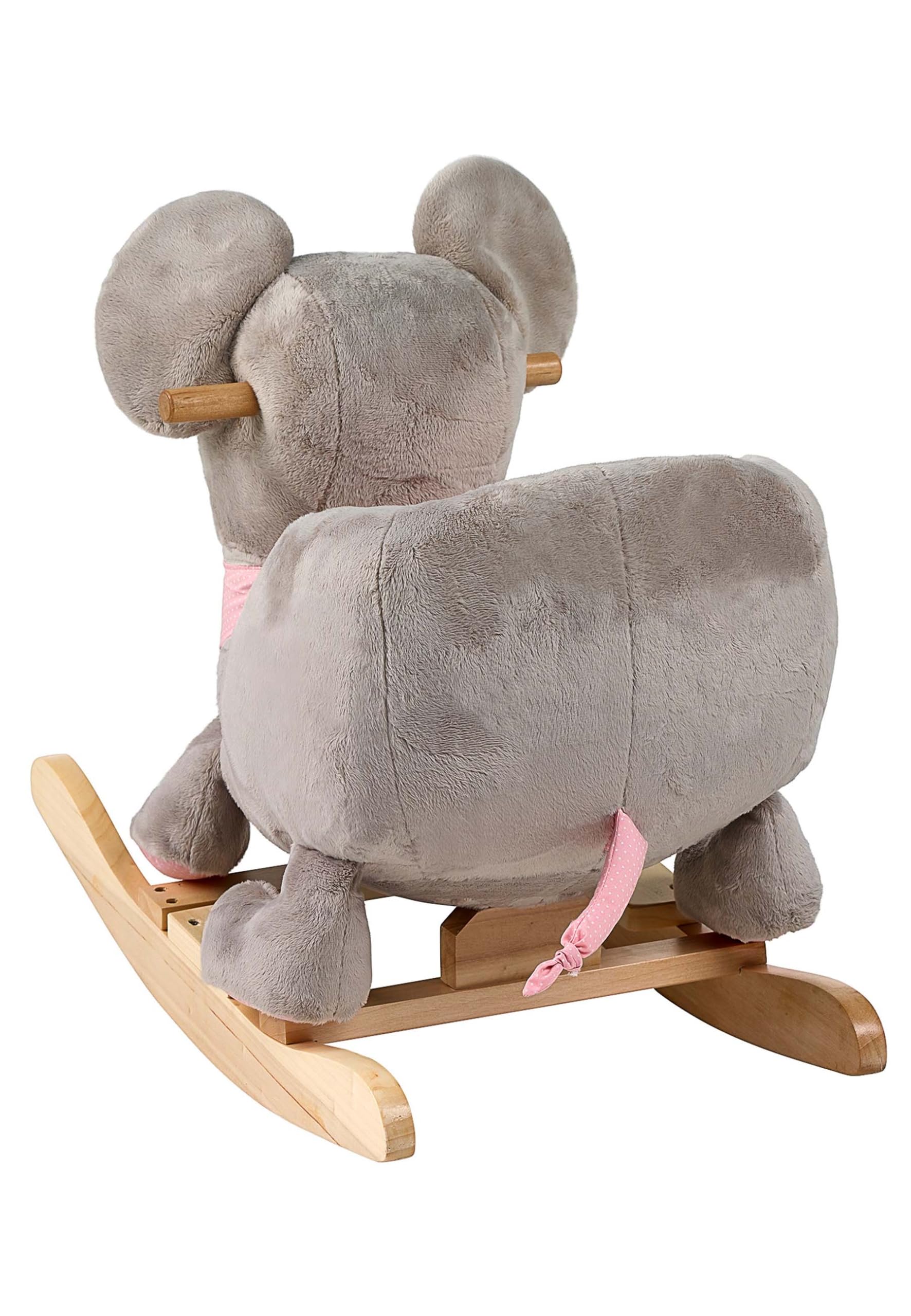 Wooden Rocking Horse Mabel Rocking Animal Toy - Multicolored Mouse ...