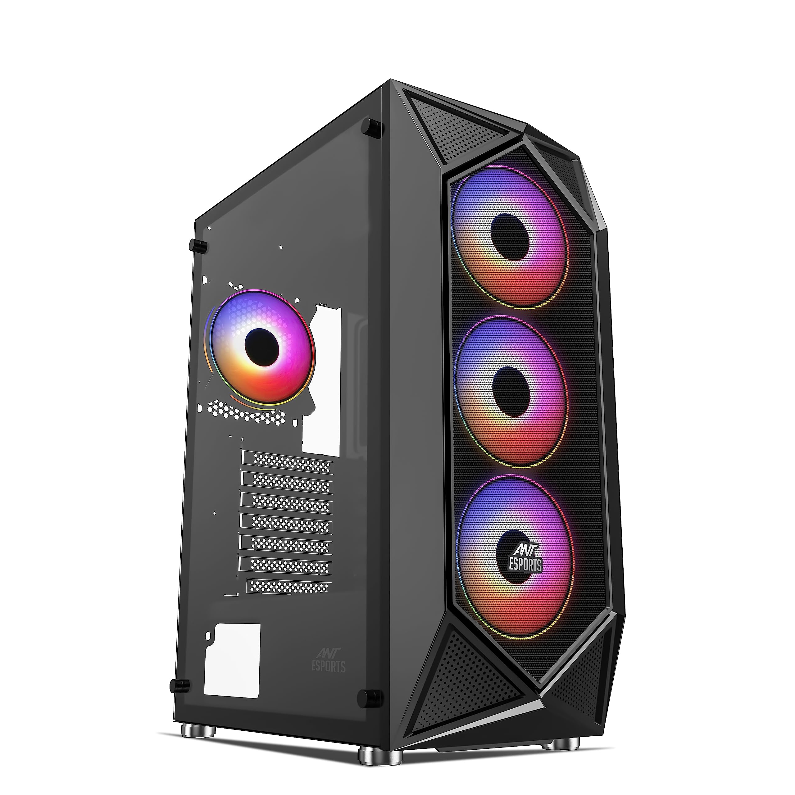 Buy Ant Esports ICE- 150TG Mid-Tower Computer Case/Gaming Cabinet ...