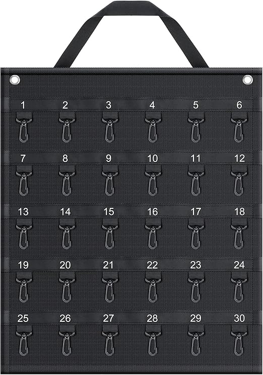 Amazon.com : Oudain Rollable Key Case 30 Keys Roll up Key Organizer ...