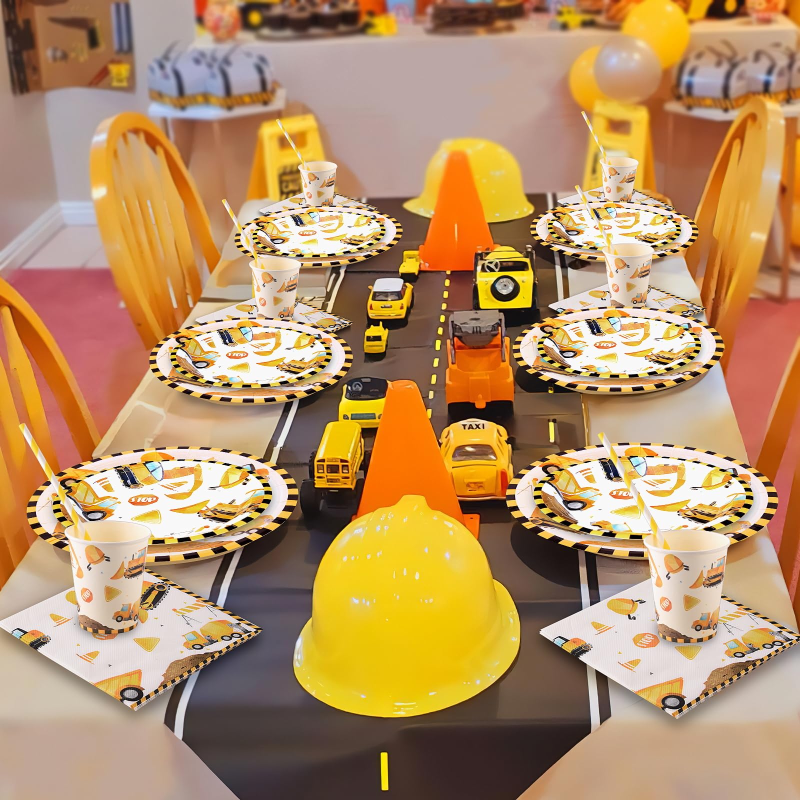 Construction Themed Party Plates