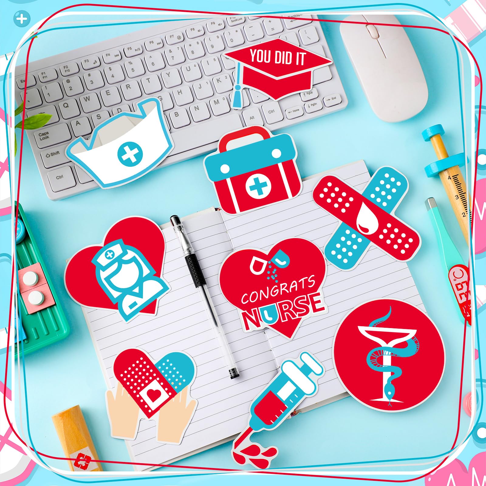 Snapklik.com : Fabbay 25 Pcs Nurse Refrigerator Magnets Nurse Week Gift ...