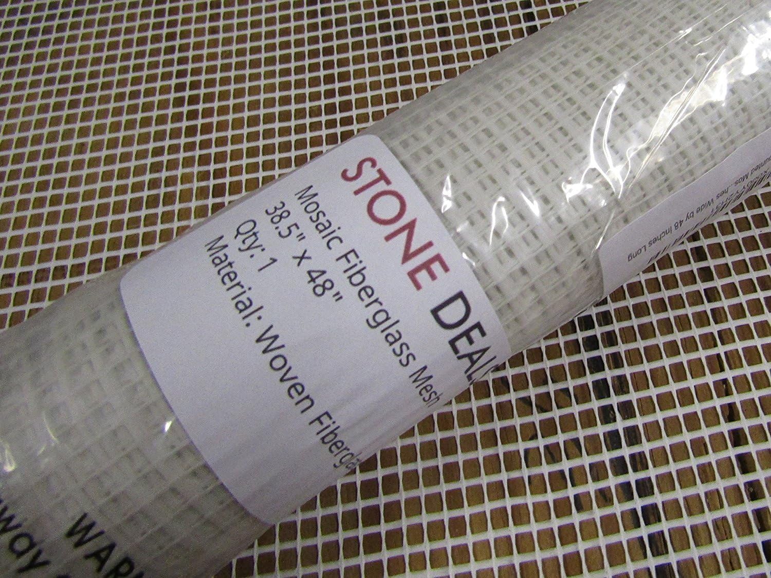 Stone Deals Mosaic Sticky Mesh for Back Mounted Mosaic Tile 24" x 36 ...