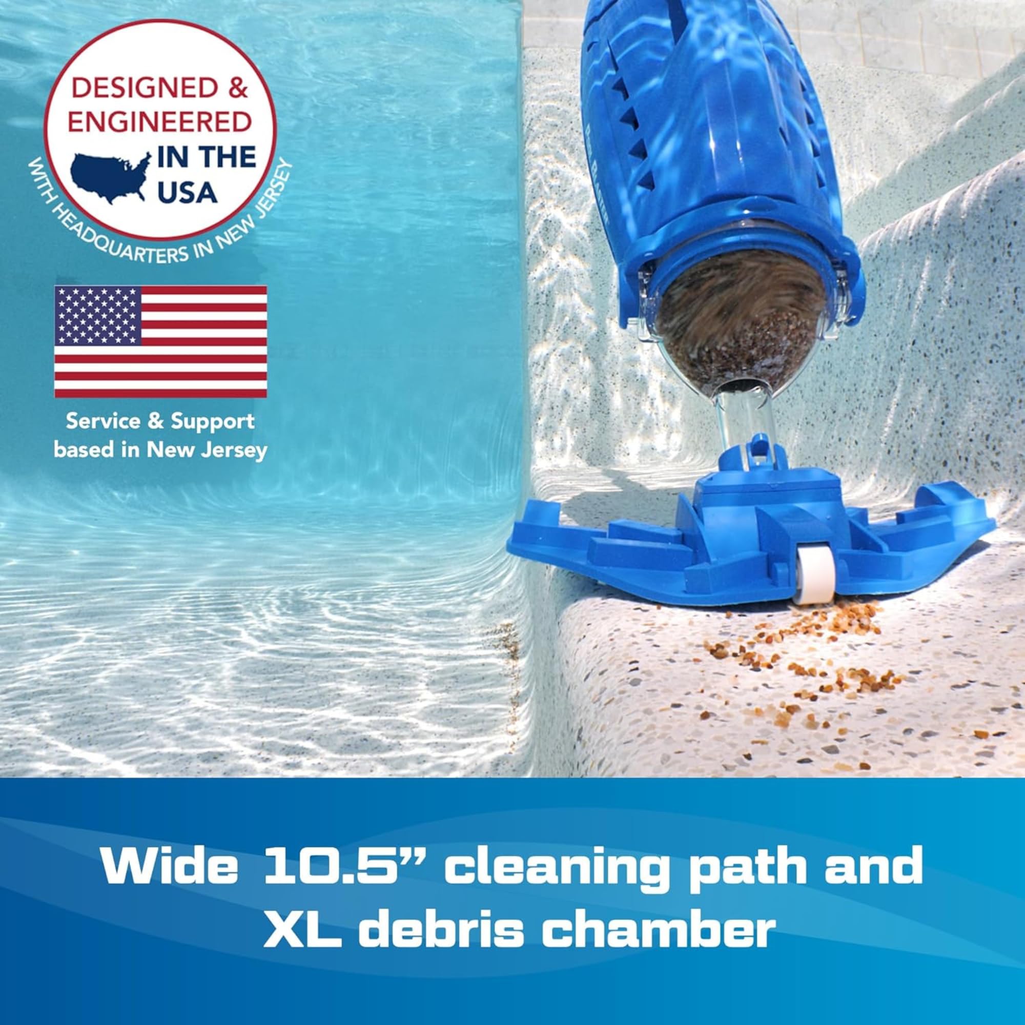 Snapklik.com : Pool Blaster Millennium Cordless Pool Vacuum For Above ...