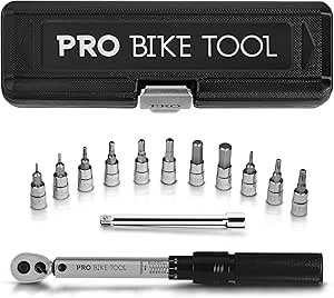 PRO BIKE TOOL 1/4 Motorcycle Torque Wrench - Torque 2 to 20 Nm with ...