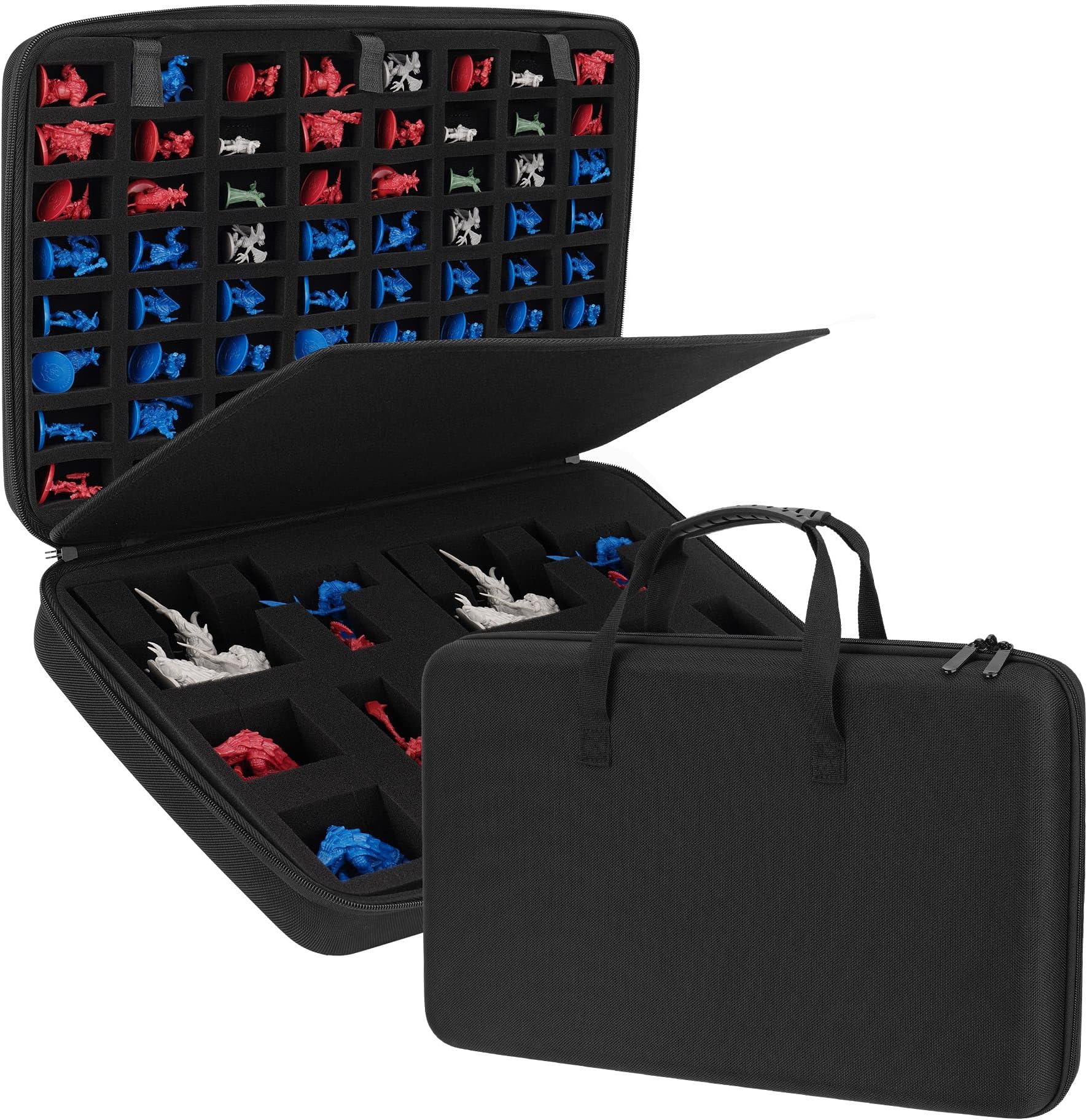 Amazon.com: TORIBIO Miniature Storage Figure Case, Miniature Sturdy ...