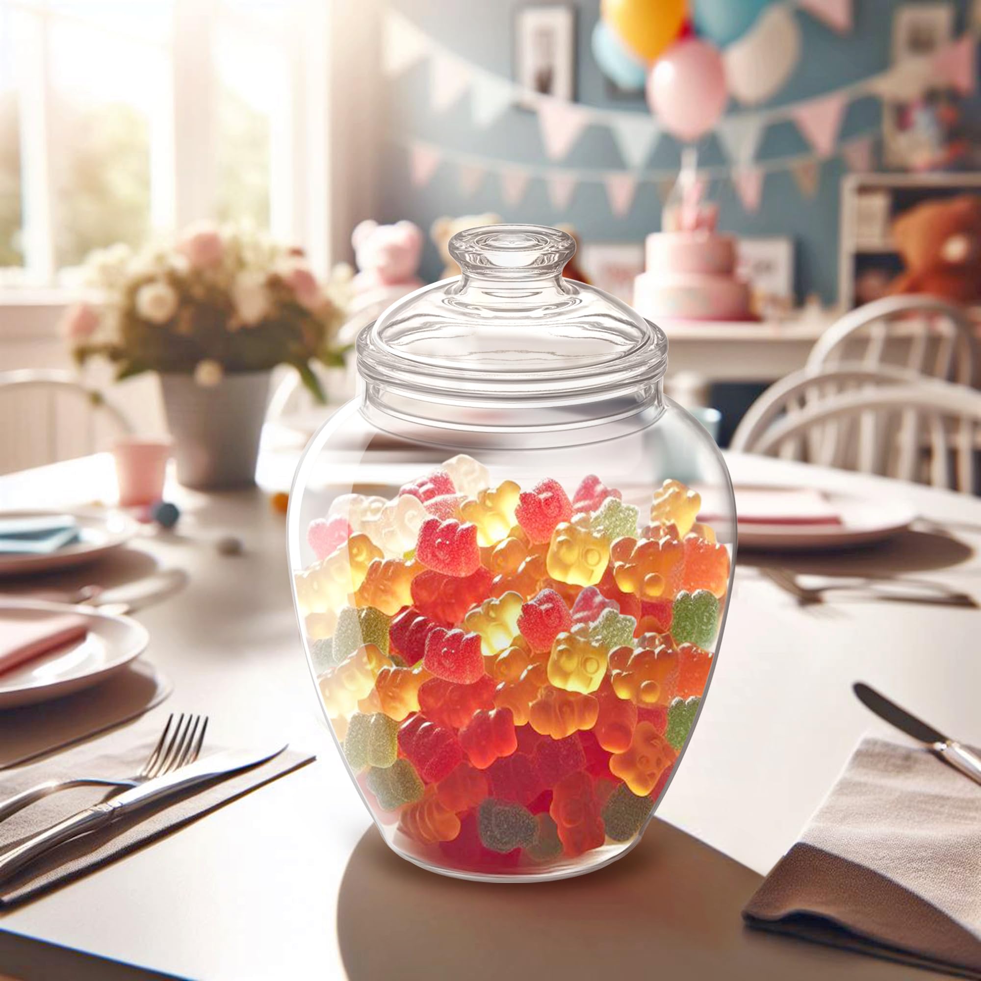 75 Ounce Apothecary Jar Amazing Abby Sweet Caroline 75-Ounce Candy Jar ...