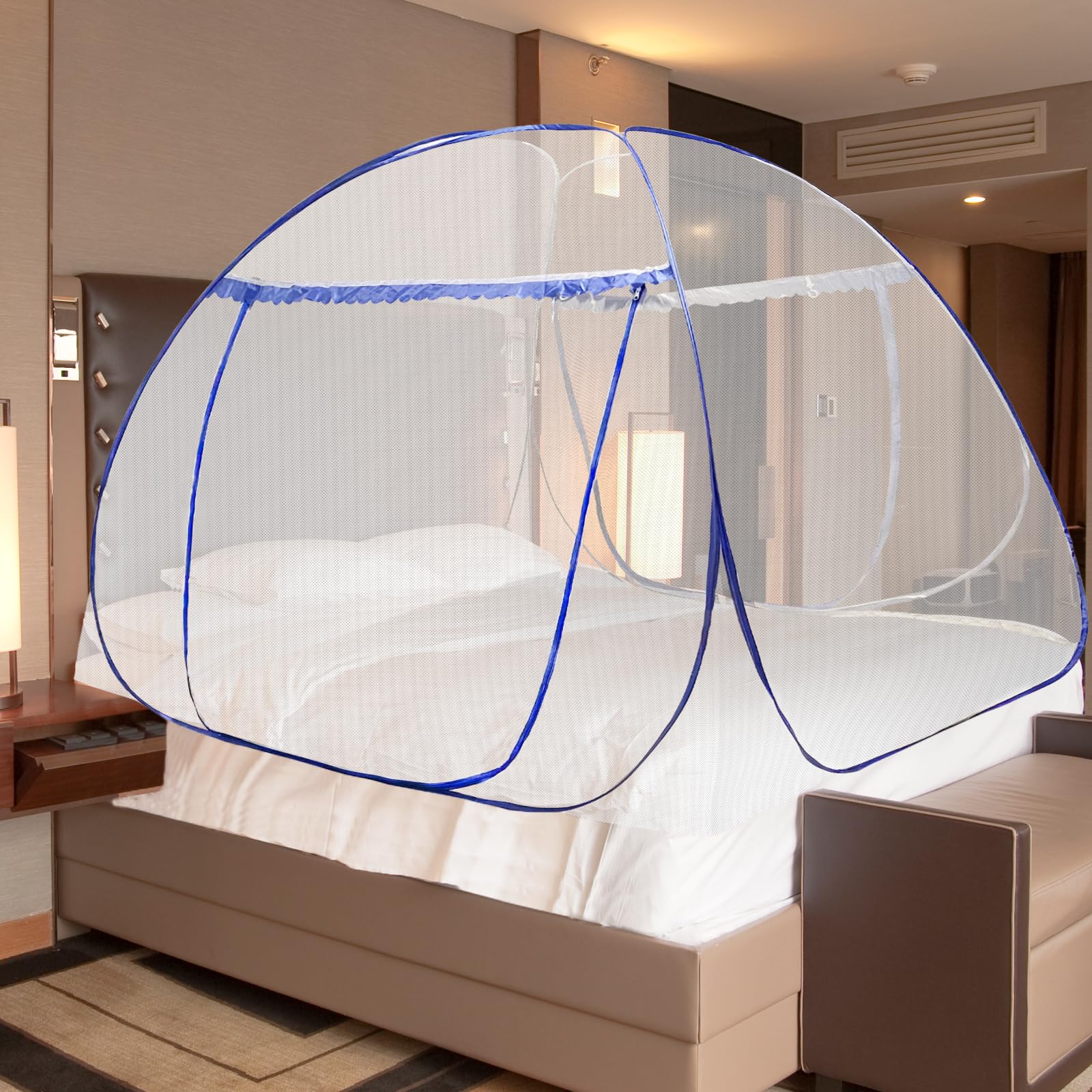 Amazon.com: GQWCSQ Mosquito Net for Bed,Pop Up Mosquito Tent,Folding 12-inch Portable Mosquito ...