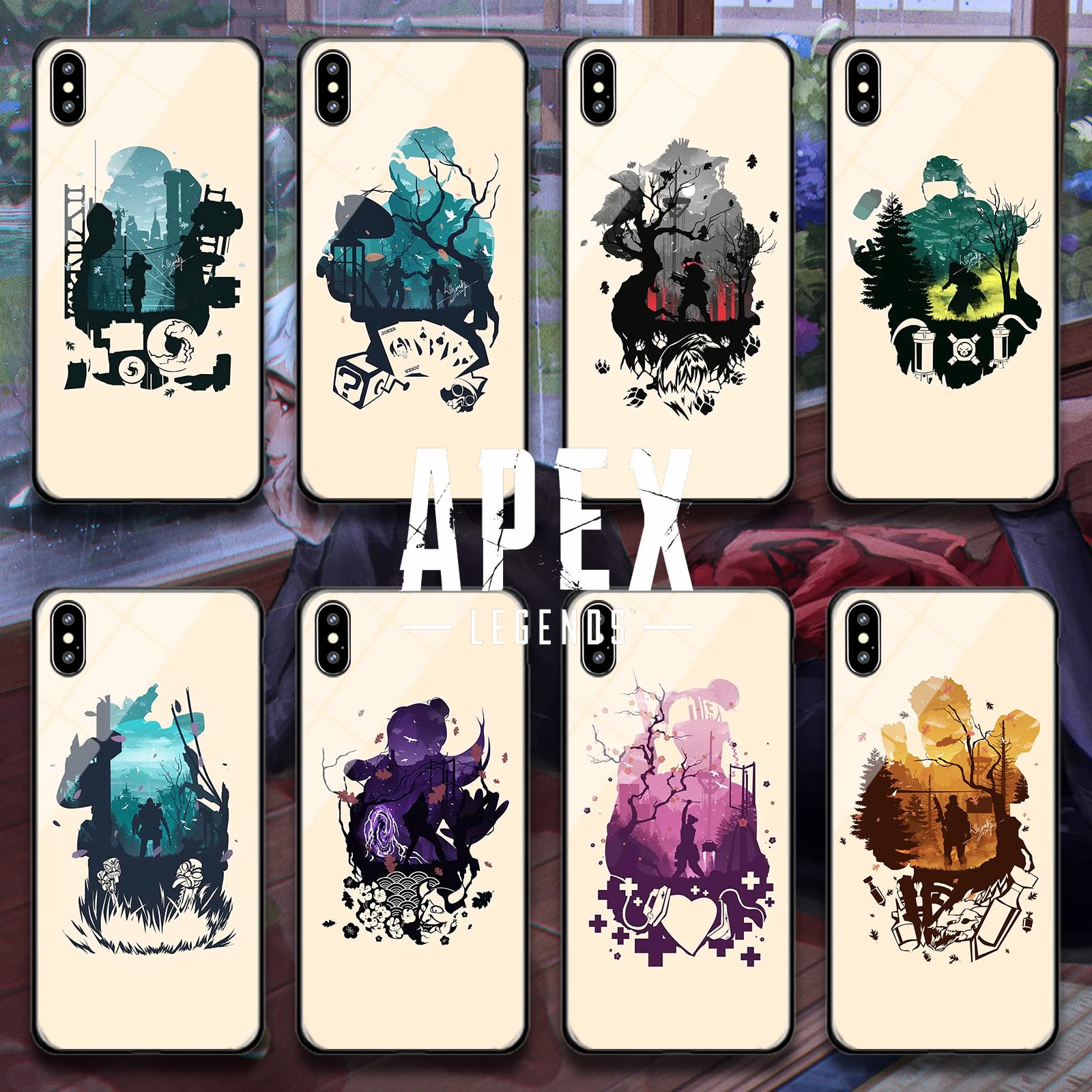 Amazon.co.jp: Apex Legends スマホケース iPhoneケース 携帯ケース 携帯電話カバー 悪霊 地平線 幻像 手血 ...