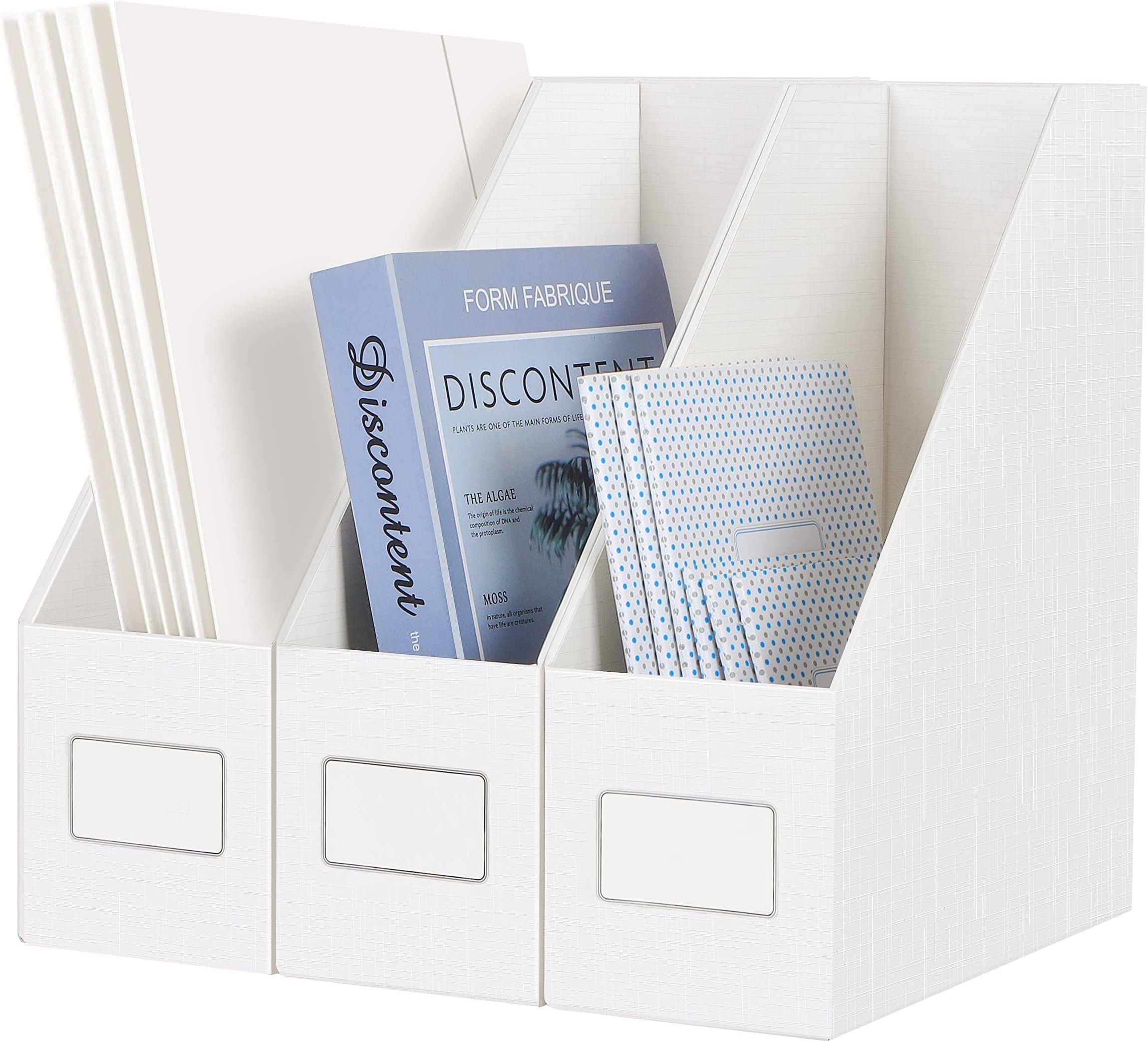 Amazon.com: Simple Houseware White Magazine File Holder Organizer Box ...