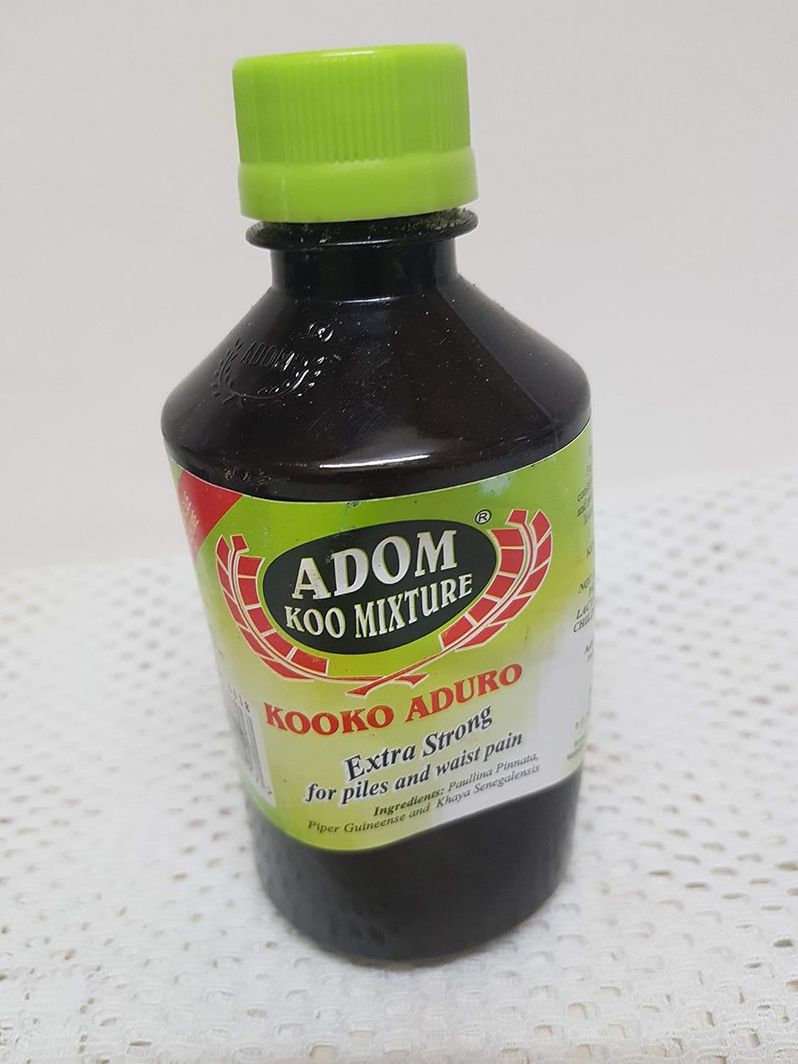 ADOM KOO Mixture for Piles Waist Pains, Constipation,Excess PHLEGMS ...