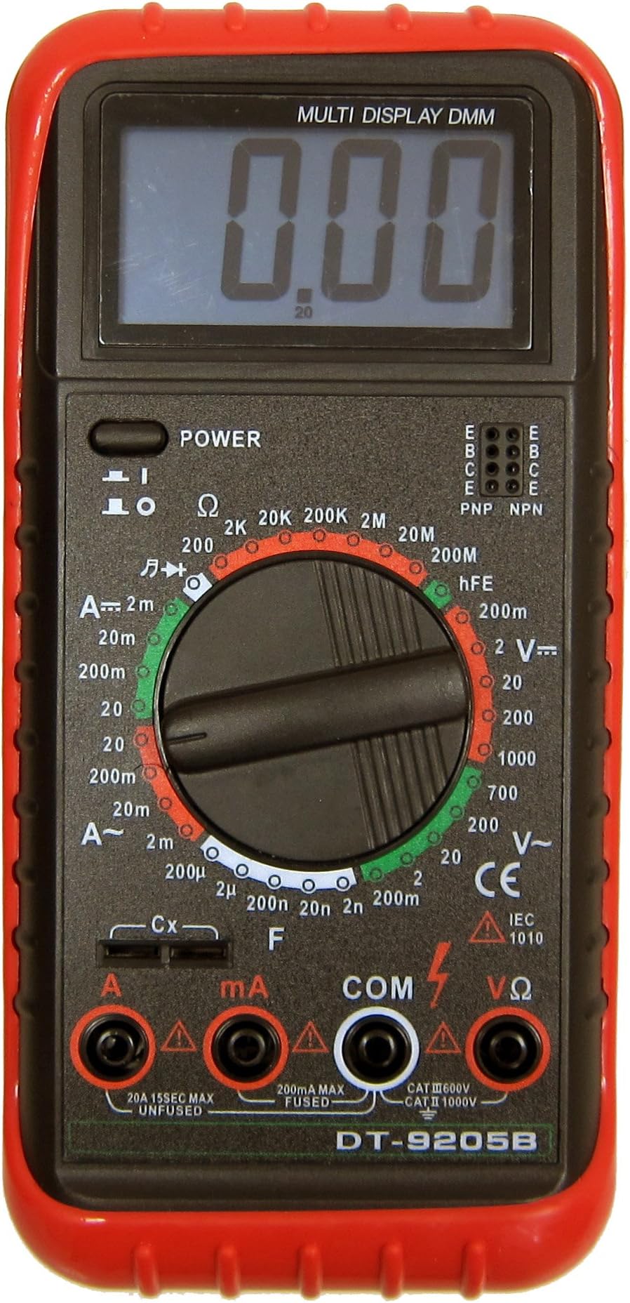 Sinometer DT61A, AC DC 20A Current Digital Multimeter with Temperature ...