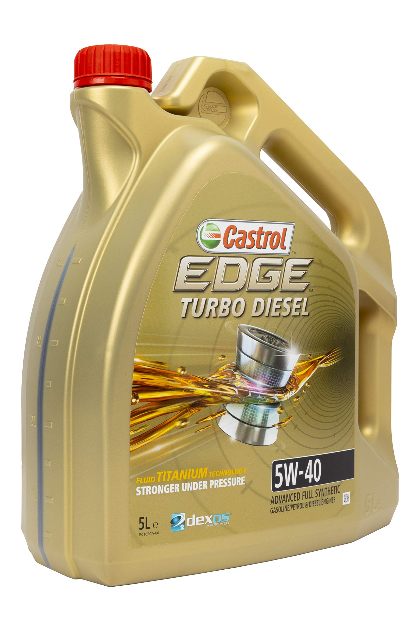 Buy Castrol 55275 EDGE Turbo Diesel Engine Oil 5W-40 5L (German label ...