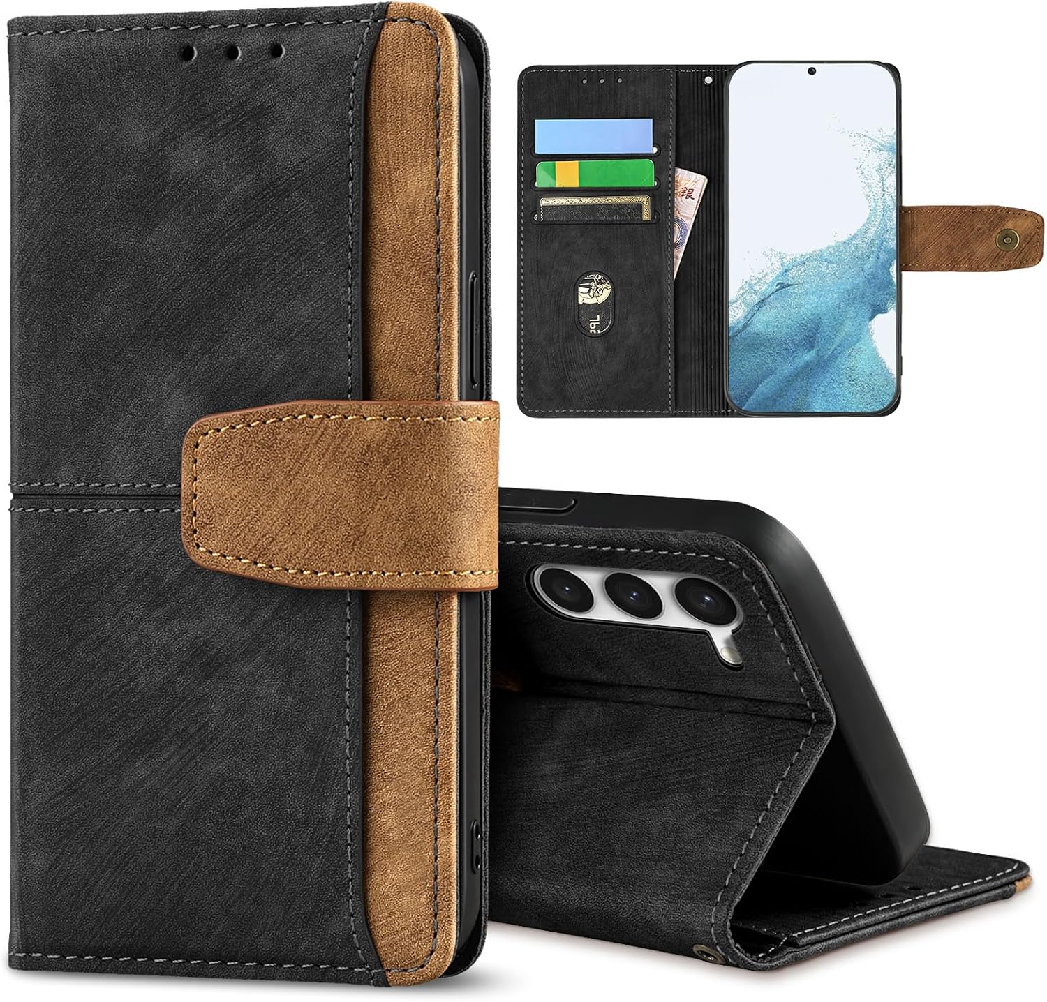 Amazon.com: GANGANPRO Leather Business Cell Phone Holster for Samsung ...
