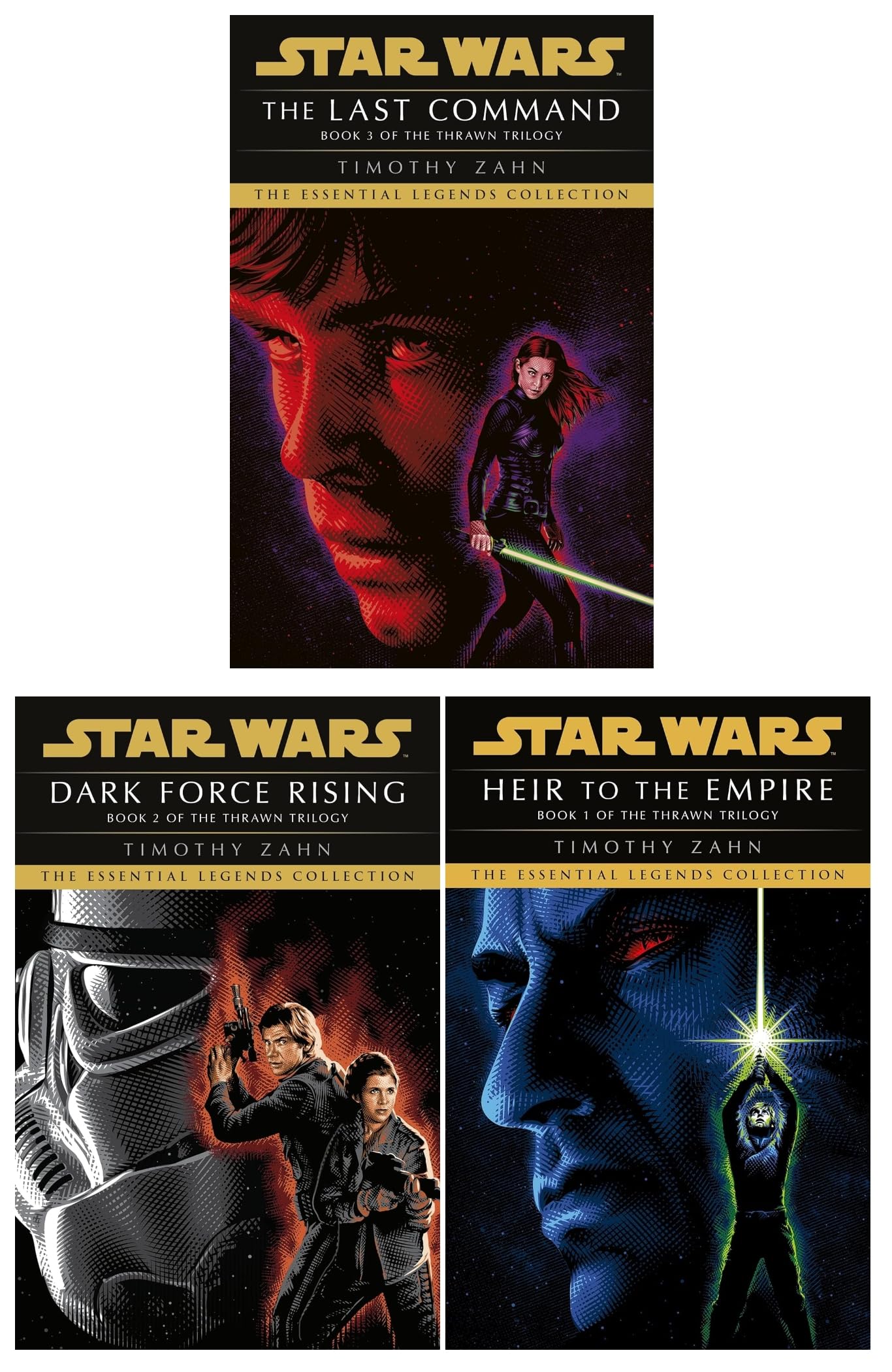 Star Wars: Essential Legends Collection Thrawn Trilogy Books Set By ...