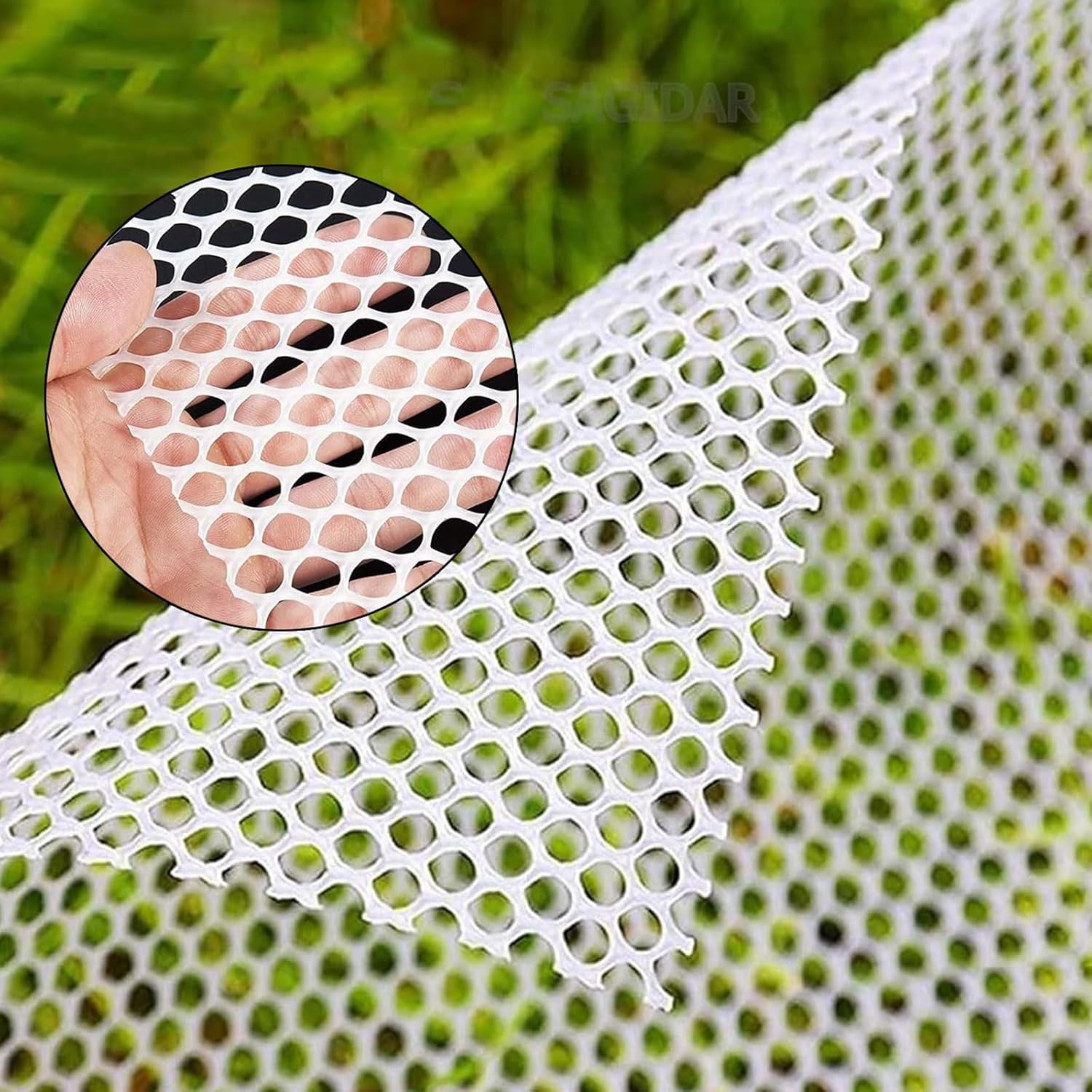 Amazon.com : Koncey Plastic Netting Garden Mesh, Safety Barrier Mesh ...