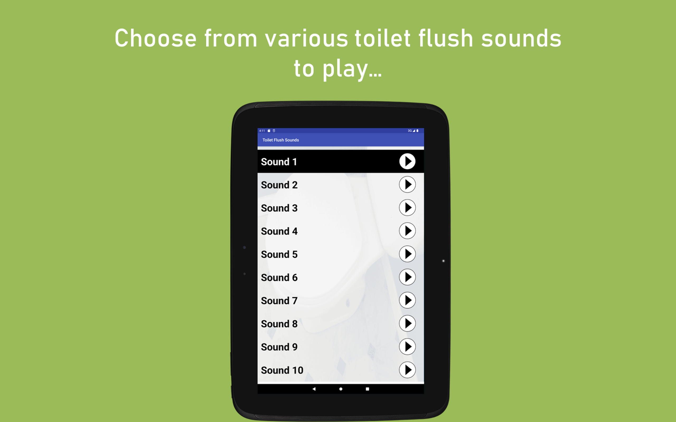 Toilet Flush Sounds - App on Amazon Appstore