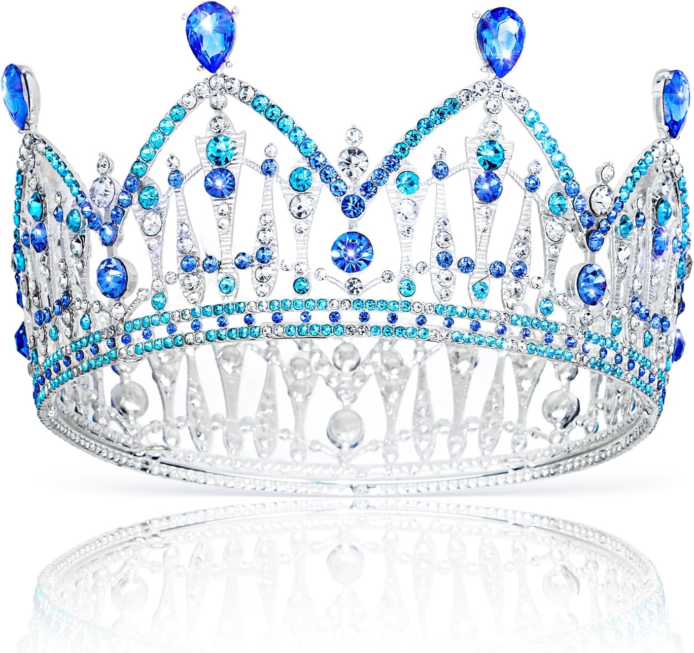 Amazon.com: CIEHER Queen Crown for Women Princess Tiara Quinceanera ...
