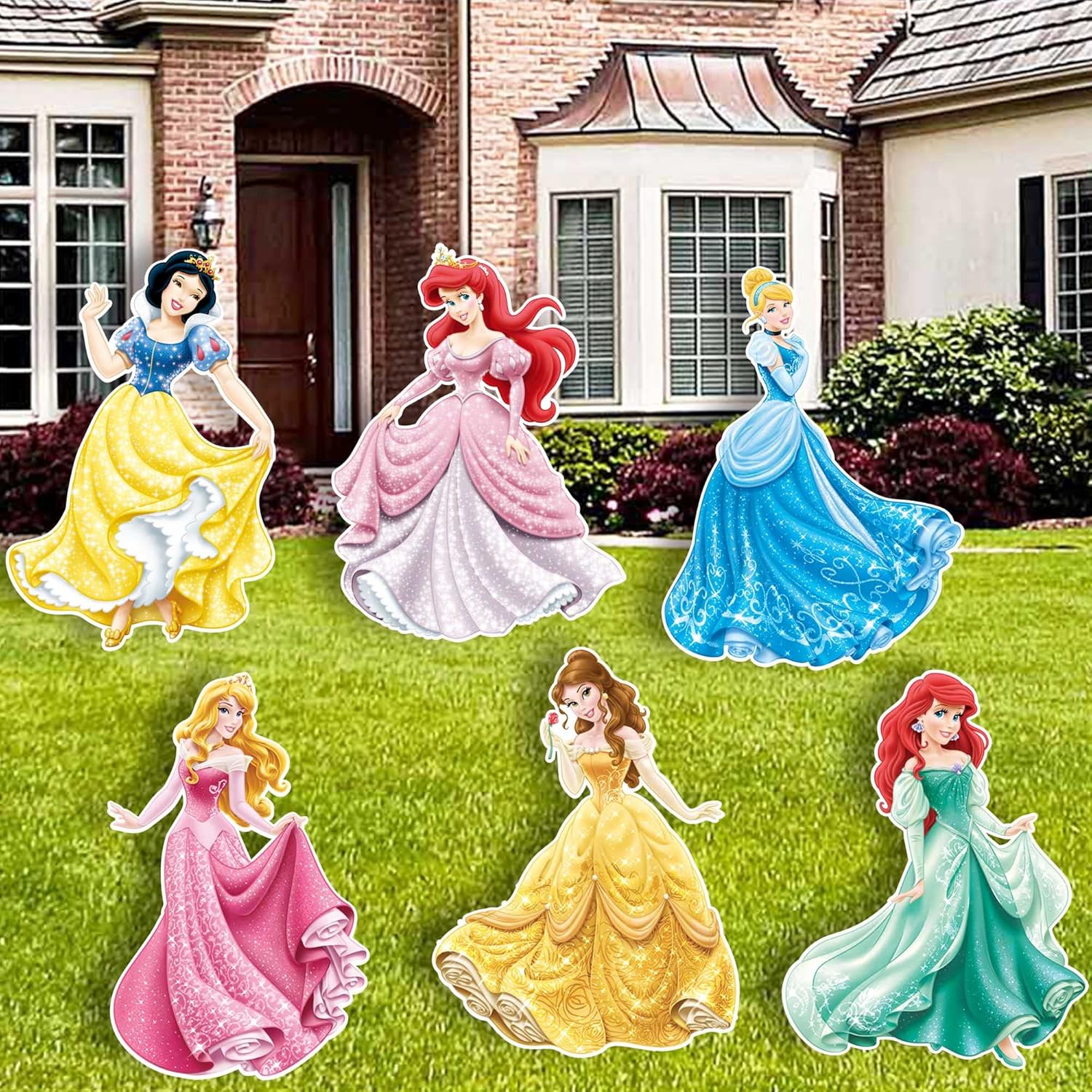 Amazon.com : Princess Party Decorations, 6Pcs Princess Yard Signs with ...