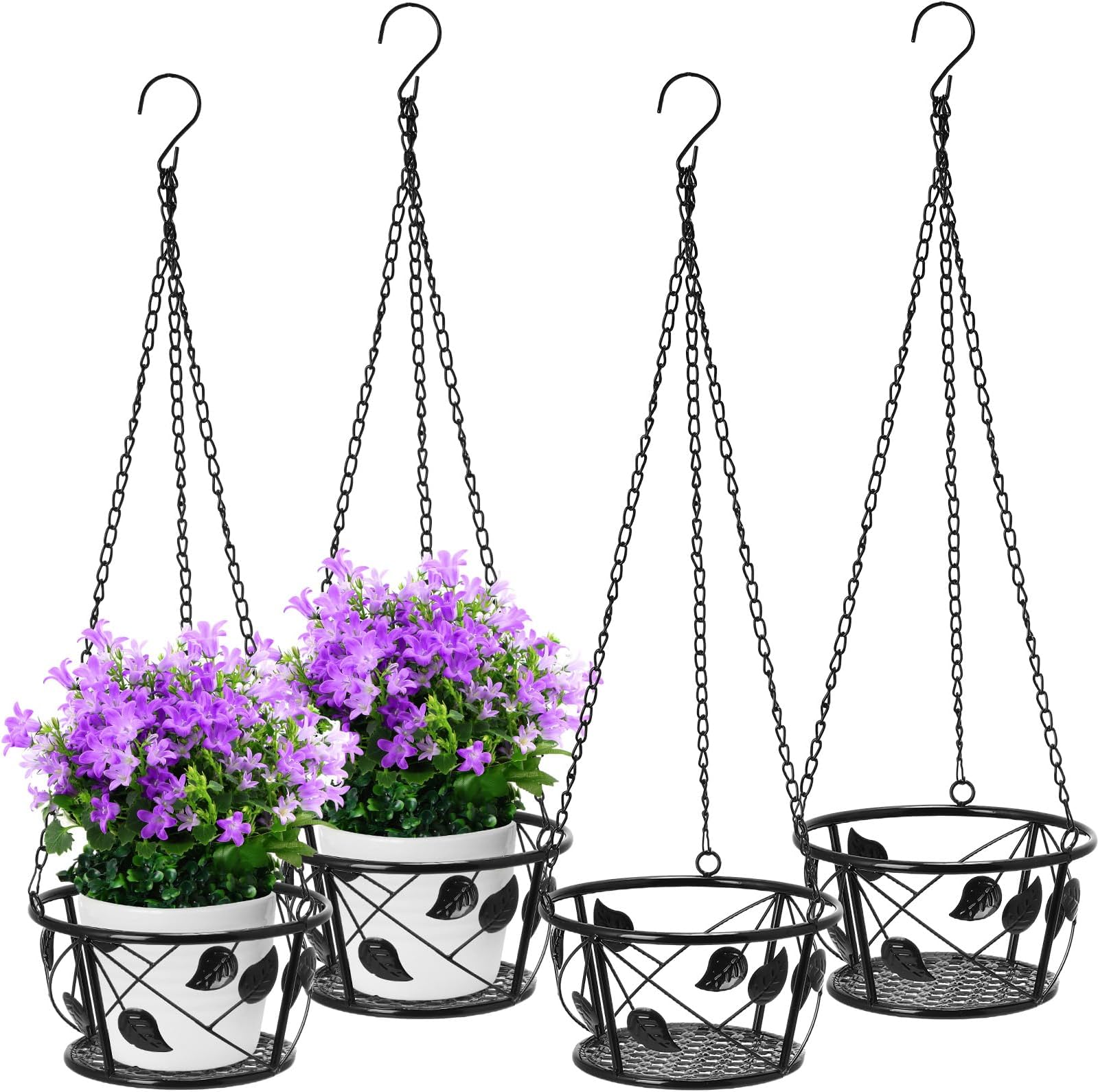Amazon.com: ARTORA 2 Pack Metal Plant Hanger, Modern Plant Hanging ...
