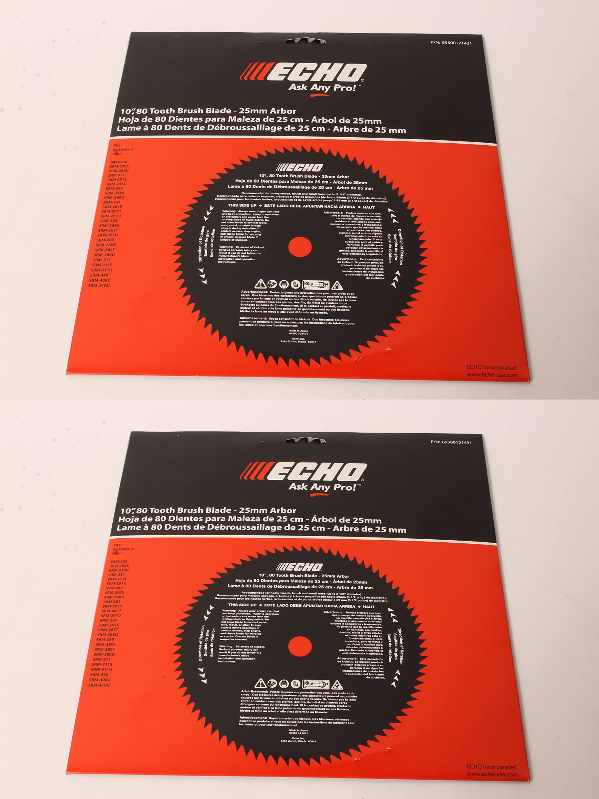 Amazon.com : Echo 99944200141 22 Tooth Saw Blade 1" (25mm) Arbor : Lawn ...