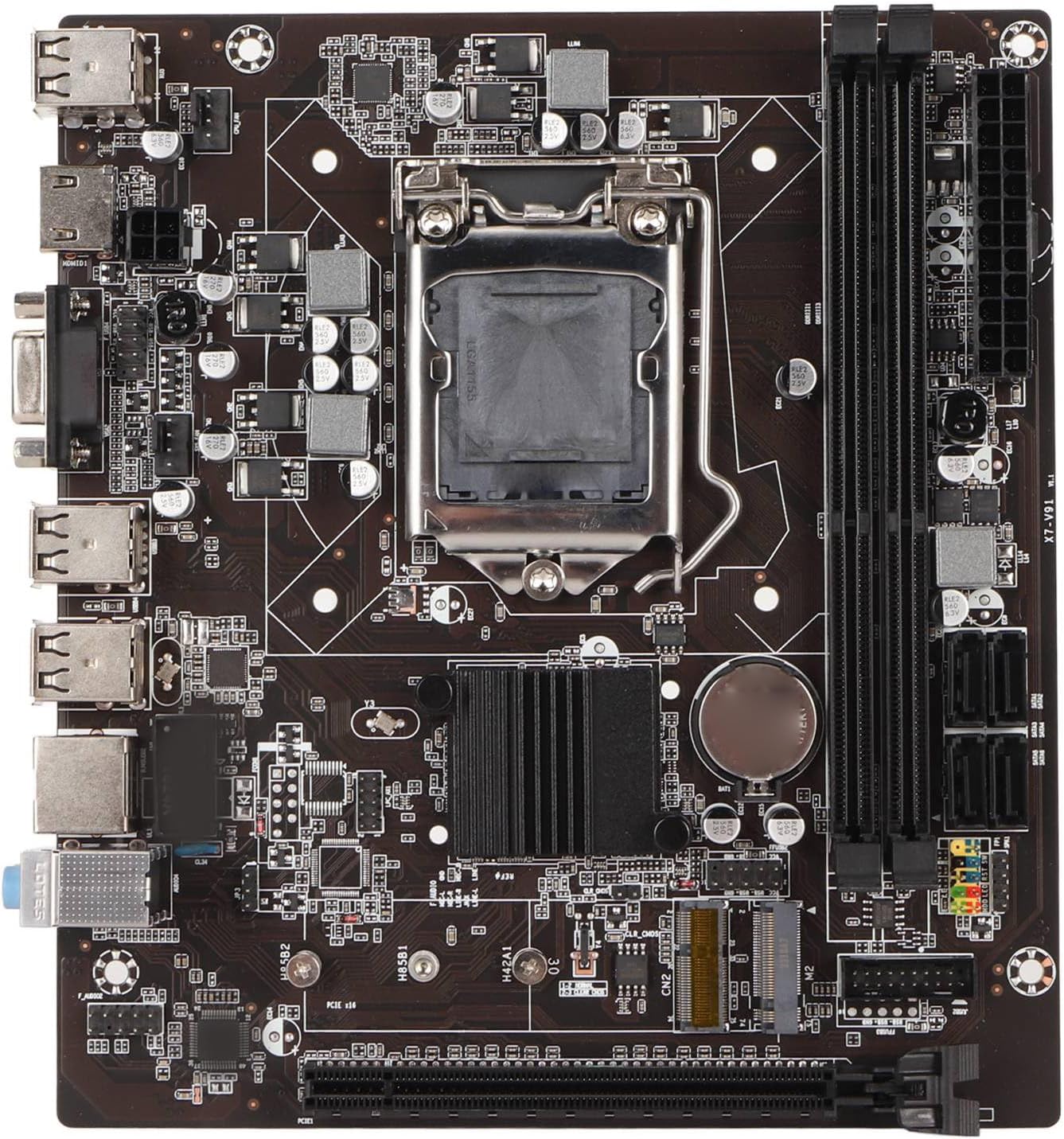 Amazon.com: LGA 1155 Motherboard with WiFi, Dual Channel DDR3, 6 USB2.0 ...