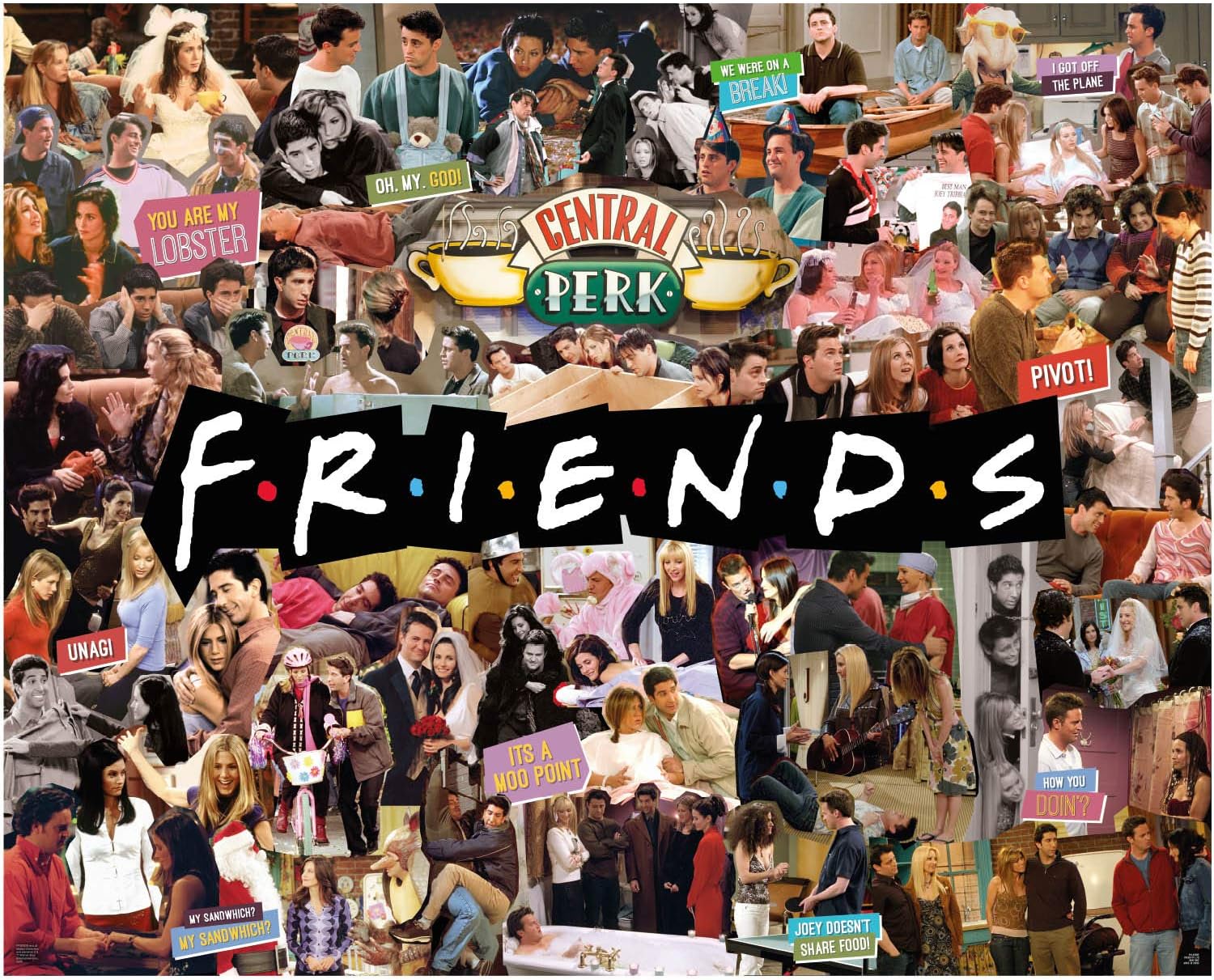 Friends TV Show Collage Jigsaw Puzzle 1000 Pieces Officially Licensed ...