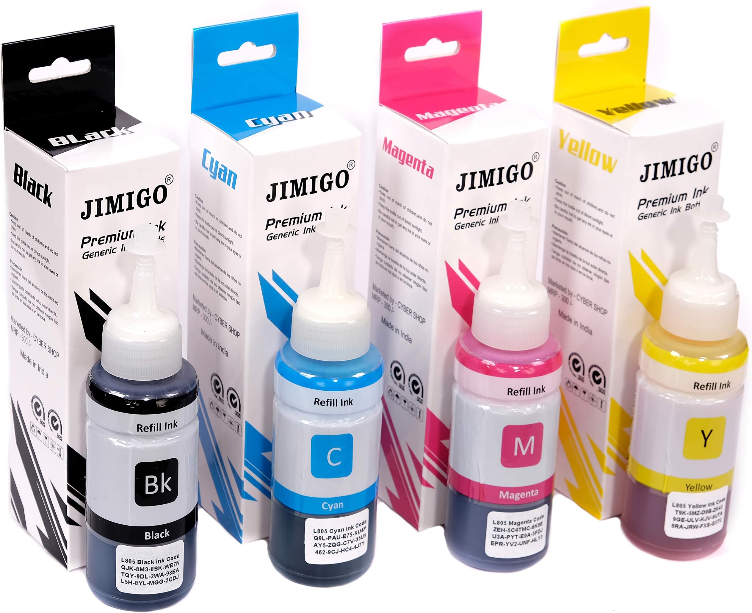 Refill Ink for Epson L310 Dye Ink Compatible EcoTank Inkjet Printer ...