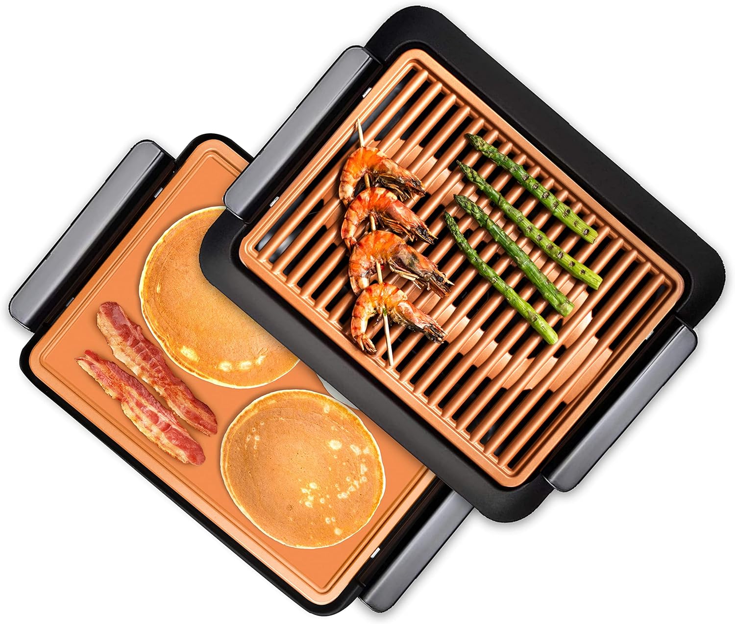 Amazon.com: Smokeless Electric Indoor Grill with Interchangeable ...