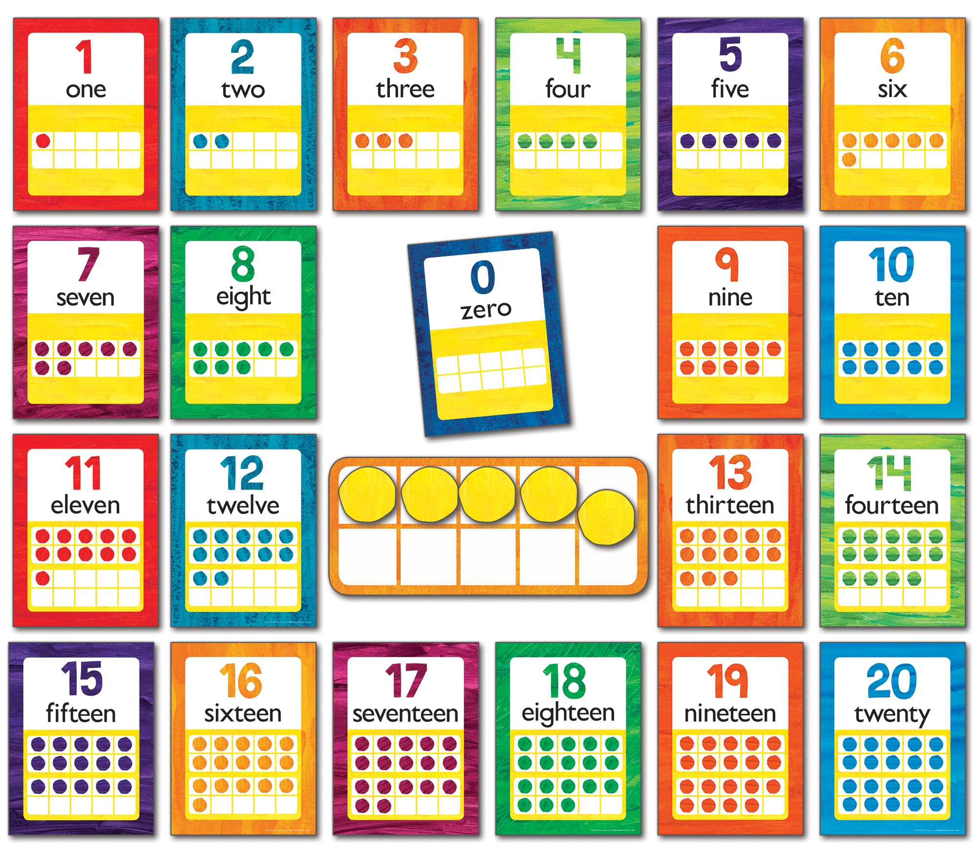 Snapklik.com : World Of Eric Carle 43 Pc Bundle Of Math Bulletin Board ...