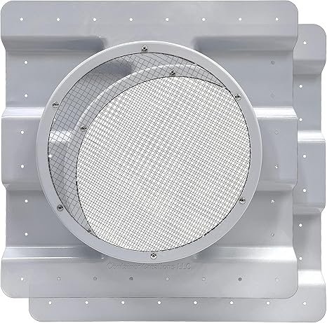 AdaptAIR Roof Turbine Vent (2 Pack) 12 inch Roof Vent Adapter ...