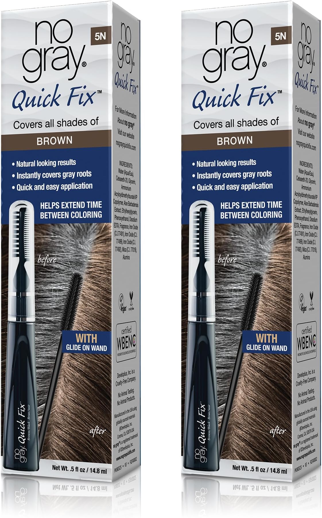 Amazon.com: No Gray Quick Fix Double Bundle - Value Pak (Brown ...