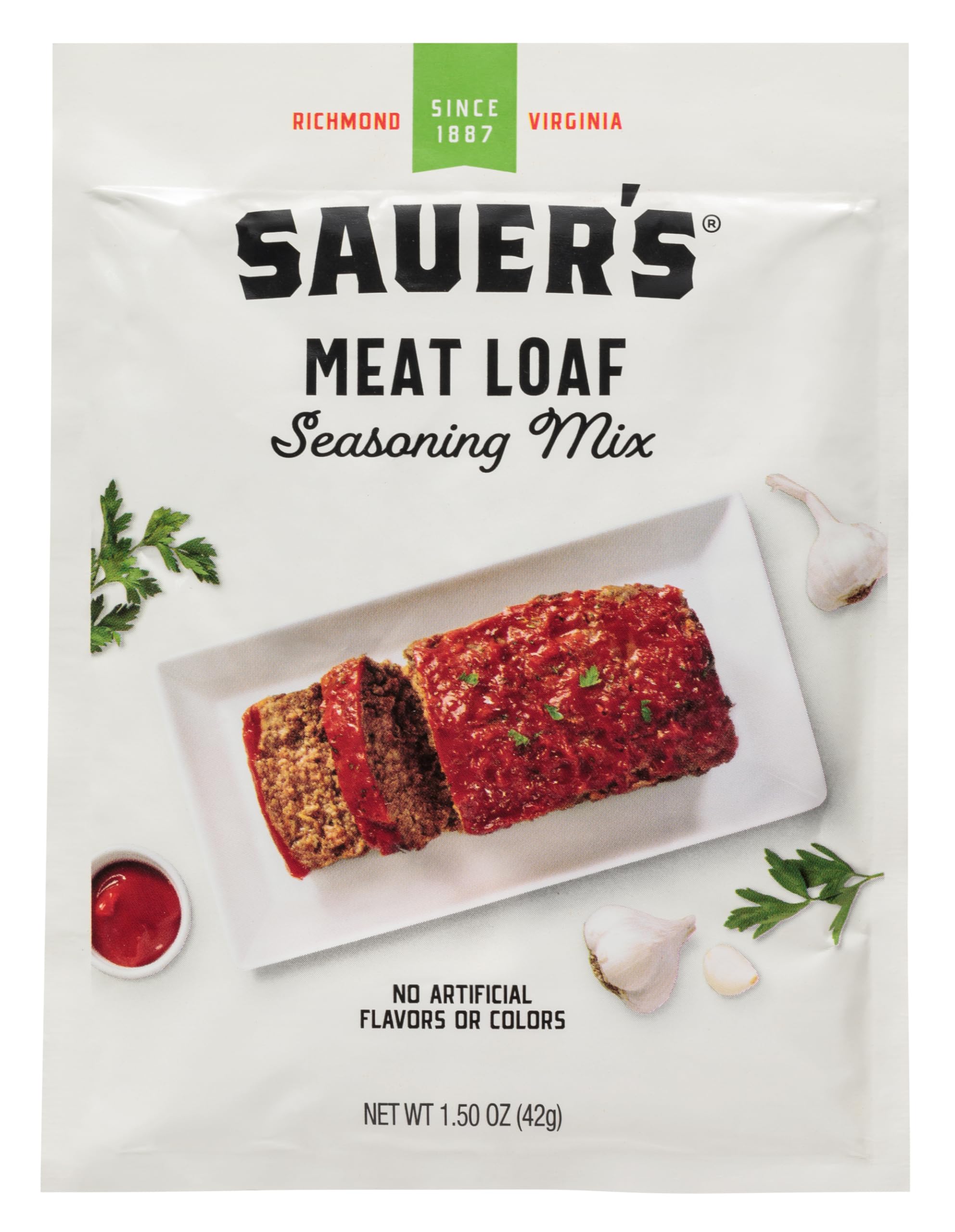 Amazon.com: Sauer's Meat Loaf Seasoning Mix, 1.50 Ounce (Pack of 1)
