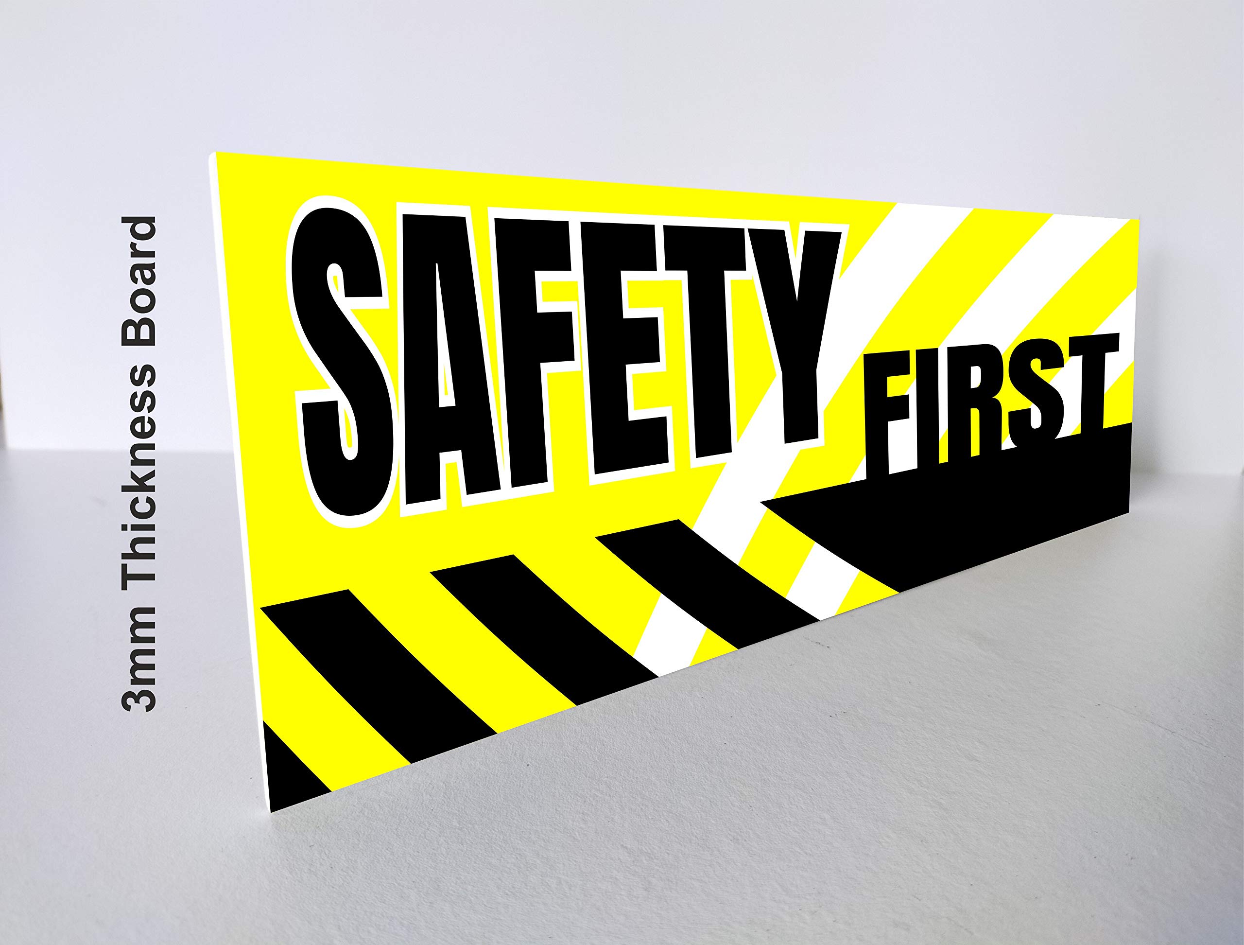 Buy SIGN EVER Safety First Sign Board Factory Office Bank Restaurant ...
