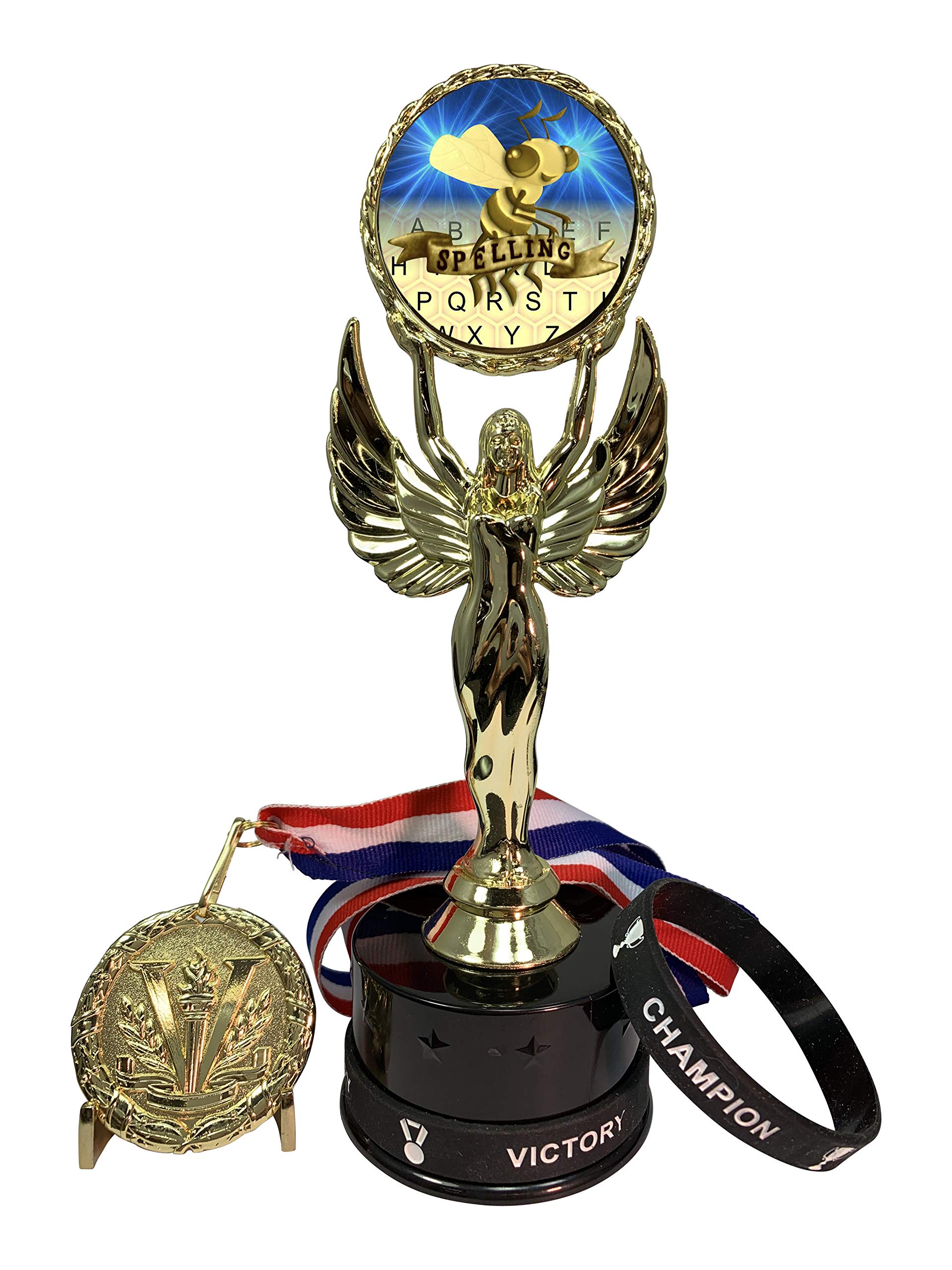 Buy Express Medals 1 to 12 Packs of Spelling Bee Trophy Awards That ...