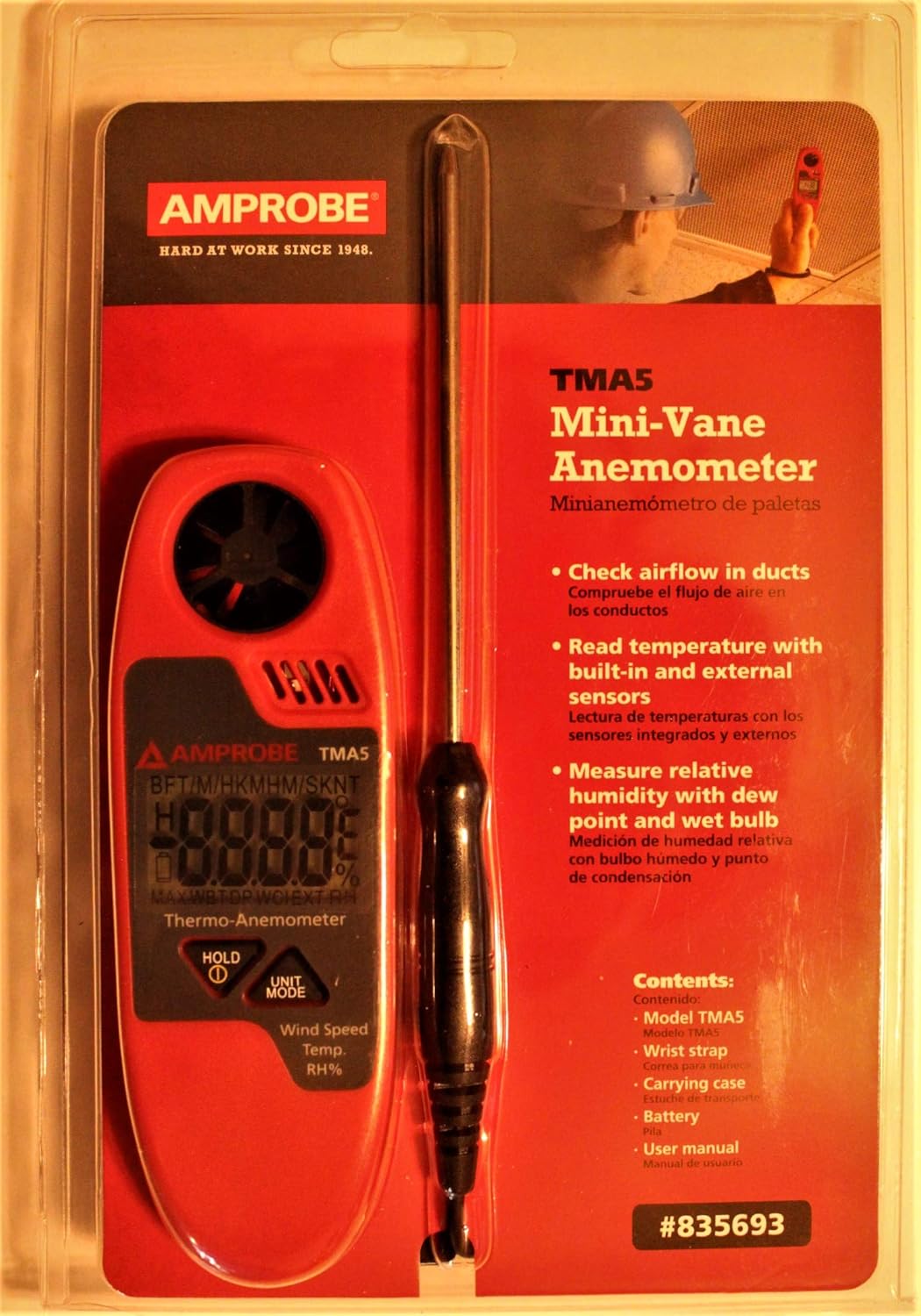 Mini-Vane Anemometer: Amazon.com: Industrial & Scientific