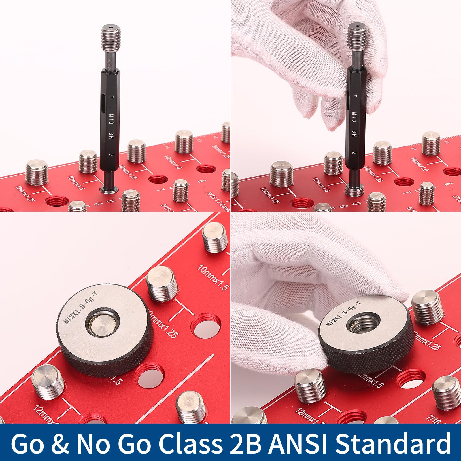 Thread Checker,Metric and Standard,Steel Alloy Nut and Bolt Thread ...