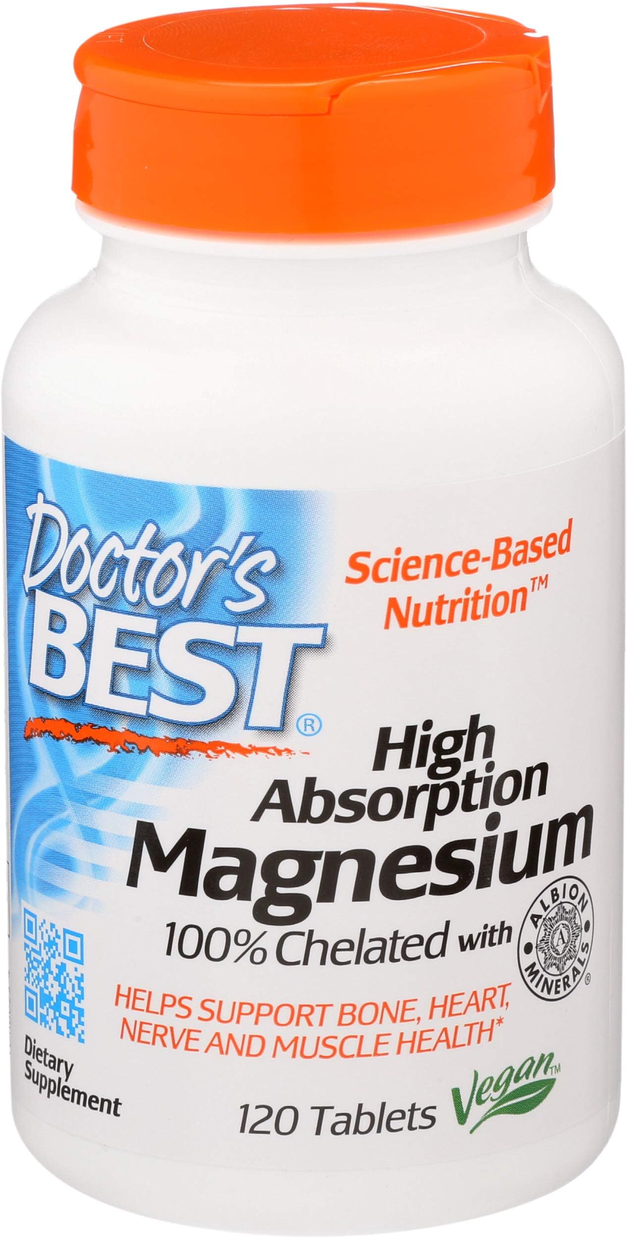 Amazon.com: Doctor's Best, Magnesium, 120 Tablets : Health & Household