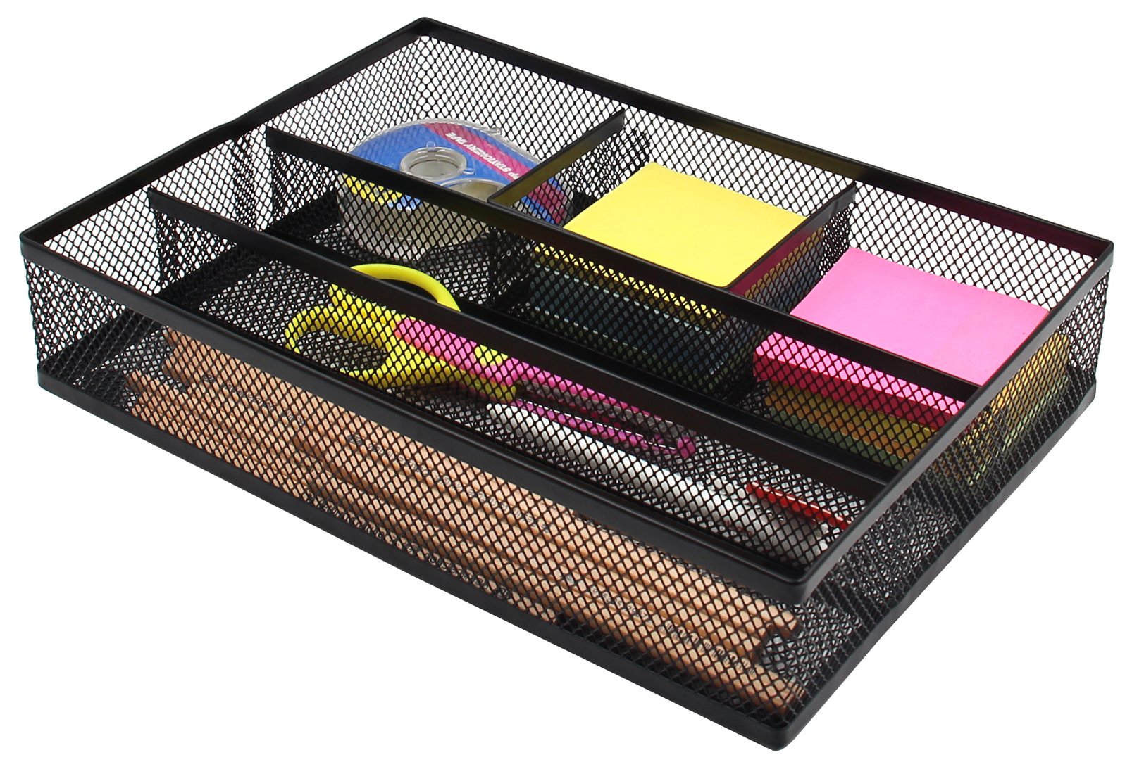 EasyPAG Mesh Drawer Organiser Tray Desk Draw Tidy Office Stationery ...