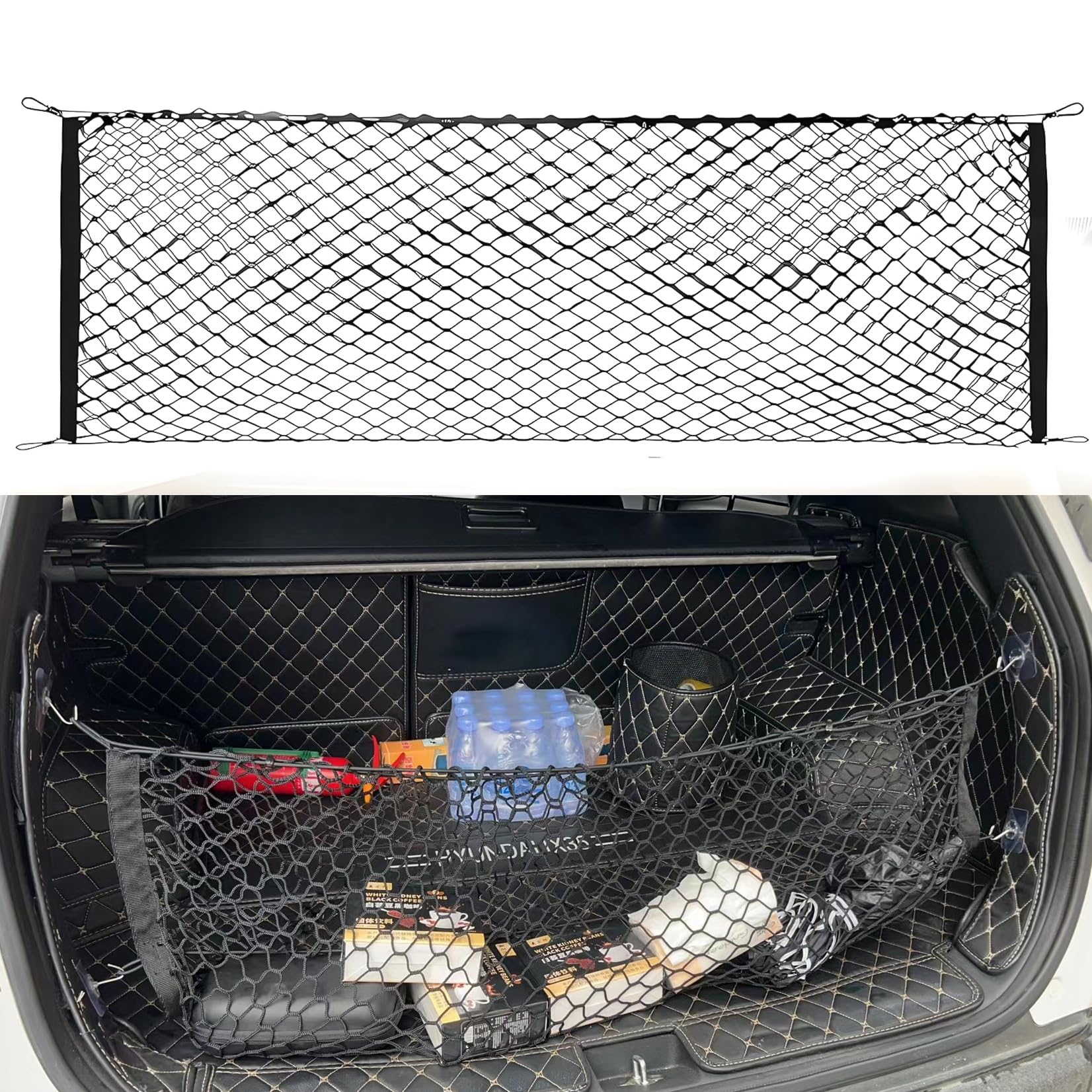 Amazon.com: Envelope Style Trunk Mesh Cargo Net Compatible with Tesla ...