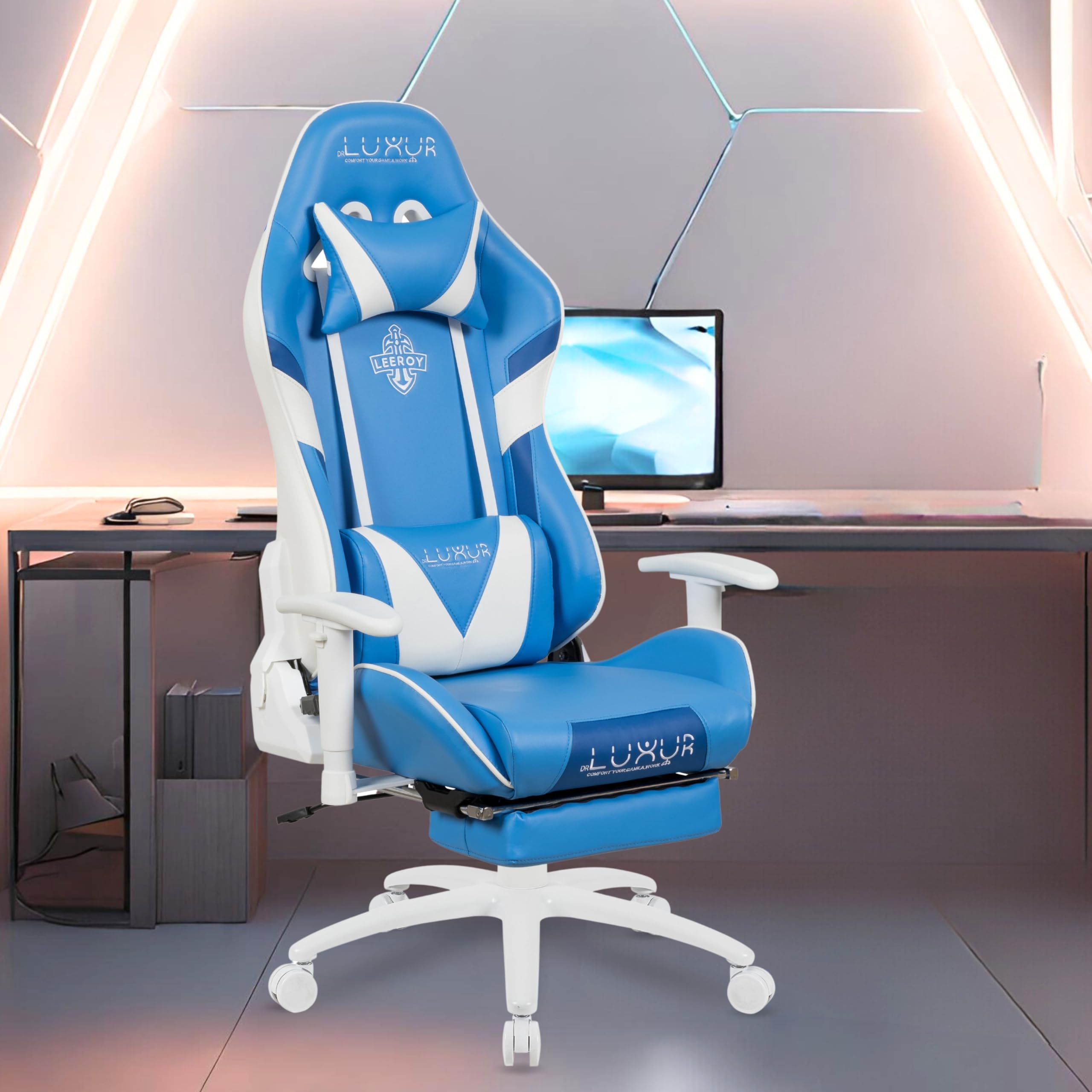 BAYBEE Drogo Multi-Purpose Ergonomic Gaming Chair with 7 Way Adjustable ...