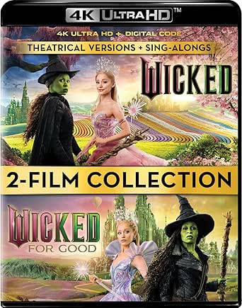 Wicked 2-Film Collection (4K Ultra HD + Digital) [Blu-ray] : Cynthia Erivo, Ariana Grande, Jeff ...