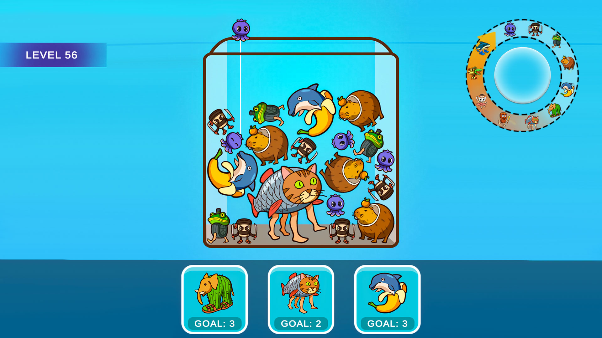 Merge Fellas Brainrot Meme Puzzle Challenge: Drop Animal Match Master ...