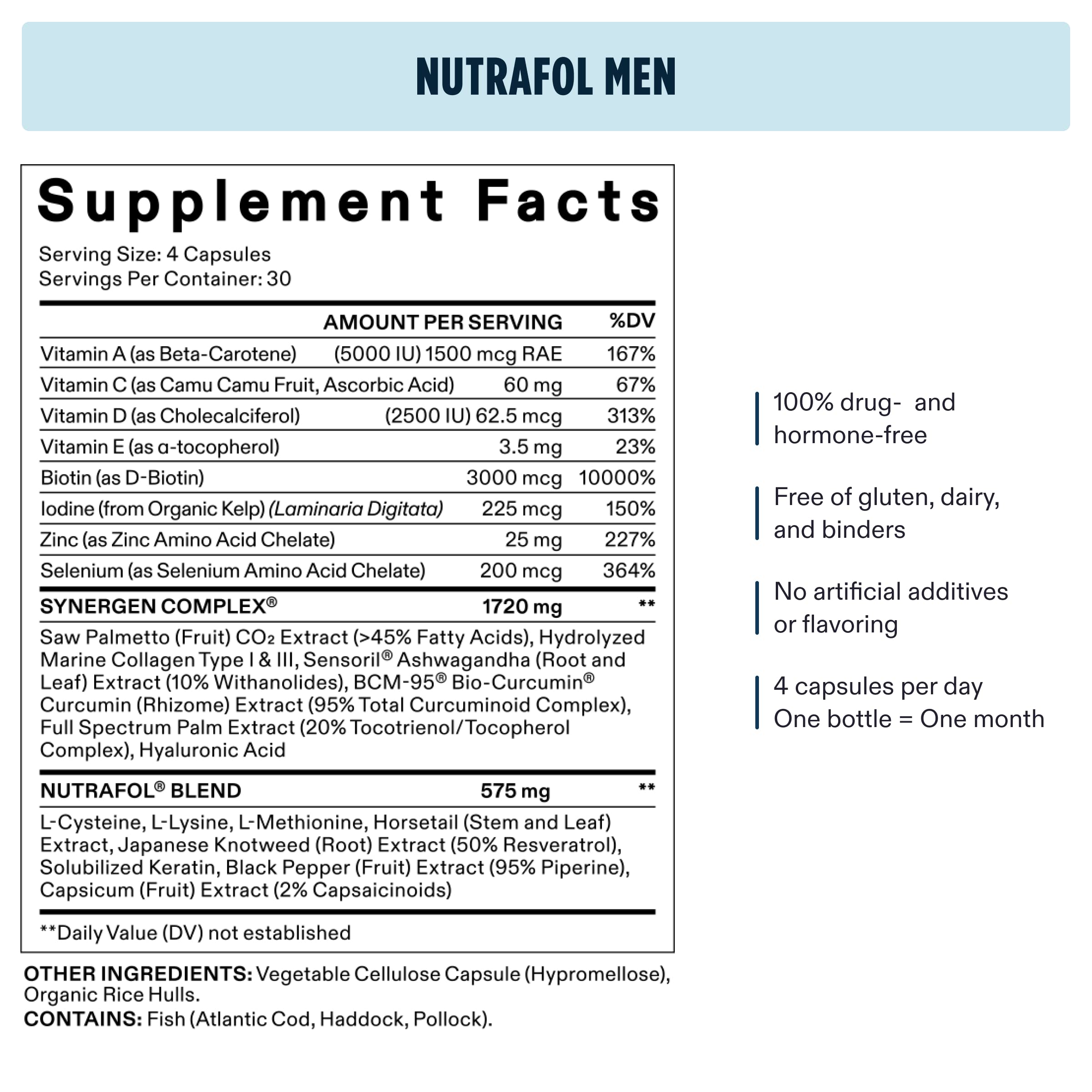 Snapklik.com : Nutrafol Mens Hair Growth Supplements, Clinically Tested ...