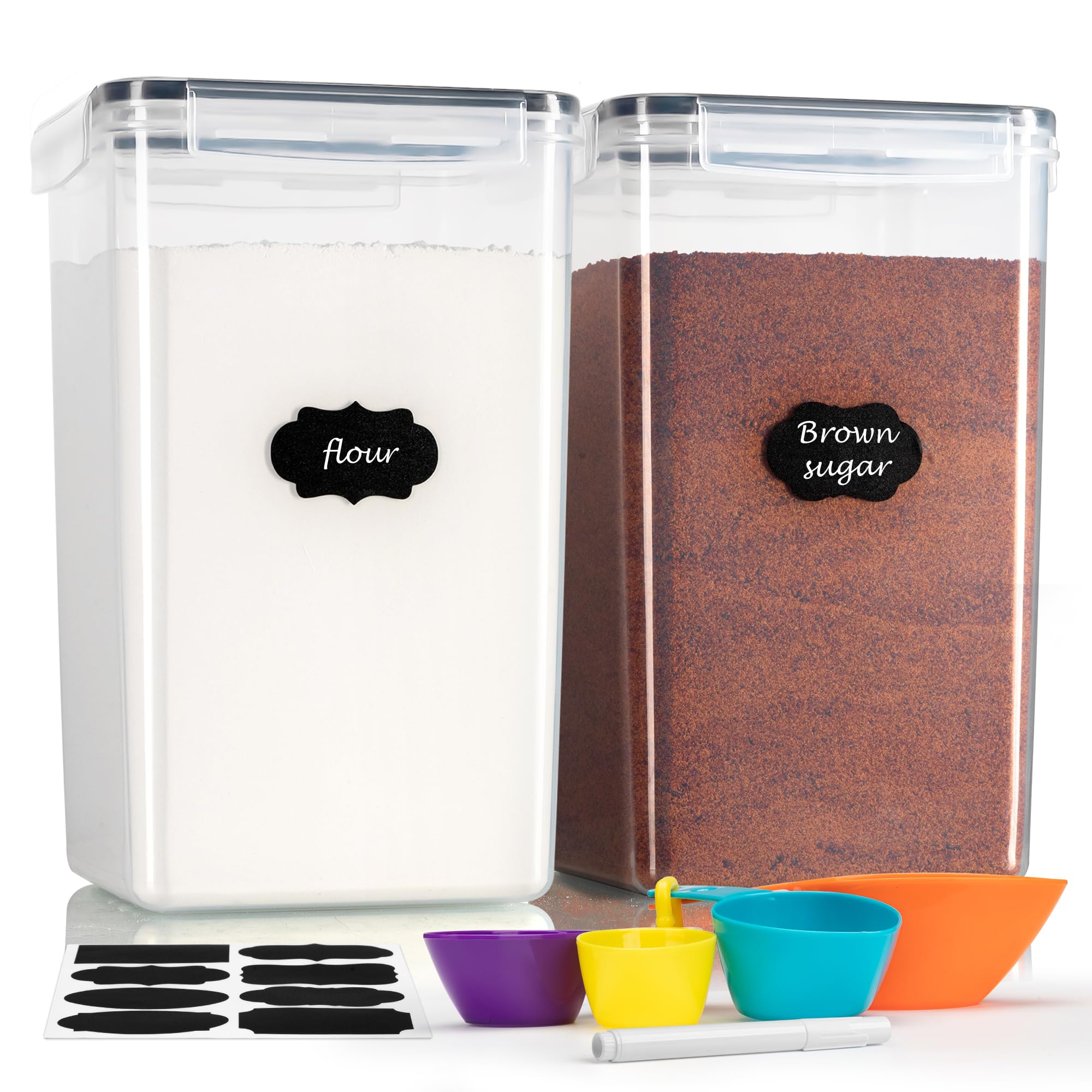 Amazon.com: GCZXNSYM Extra Large Food Storage Containers with Lids ...