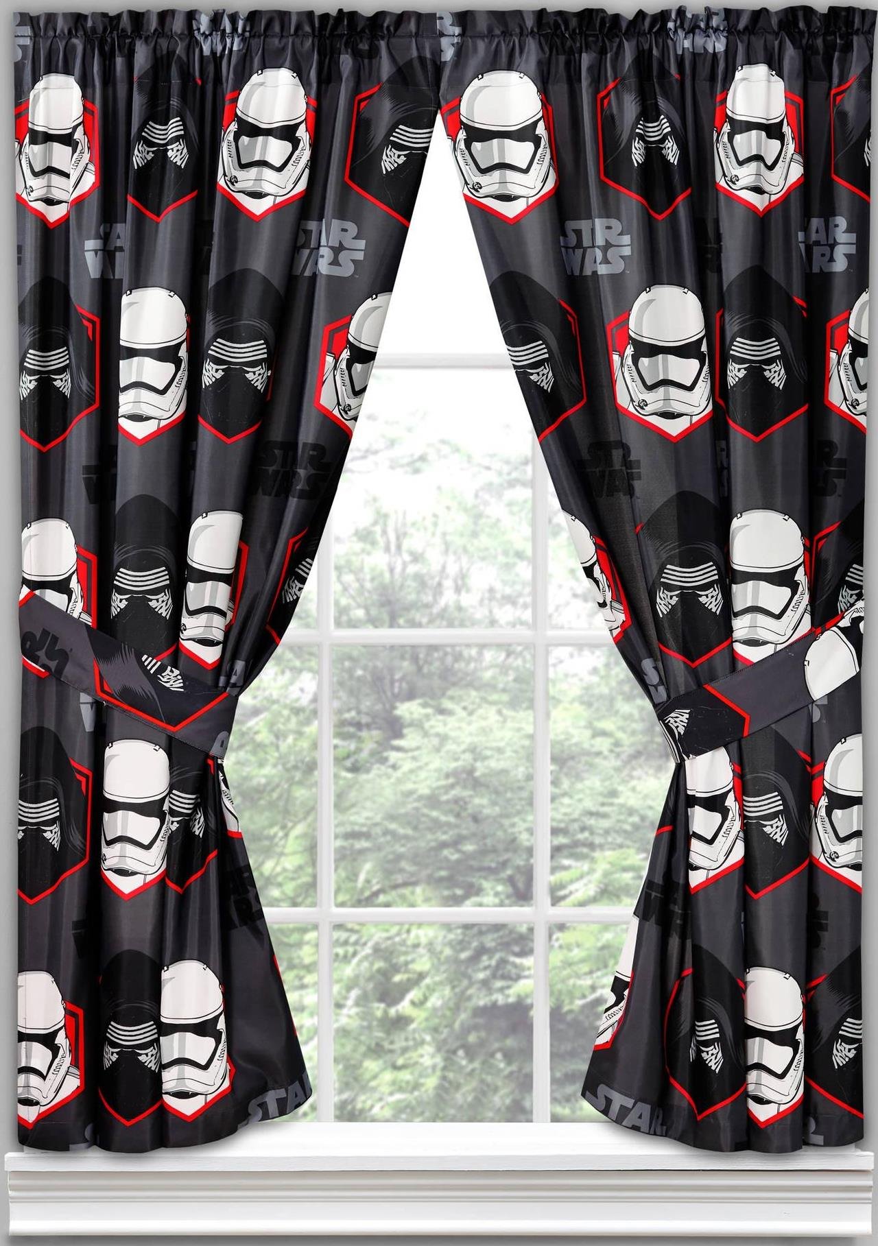 Star Wars Curtain Fotobehang Star Wars Rock On | Wall Art.nl