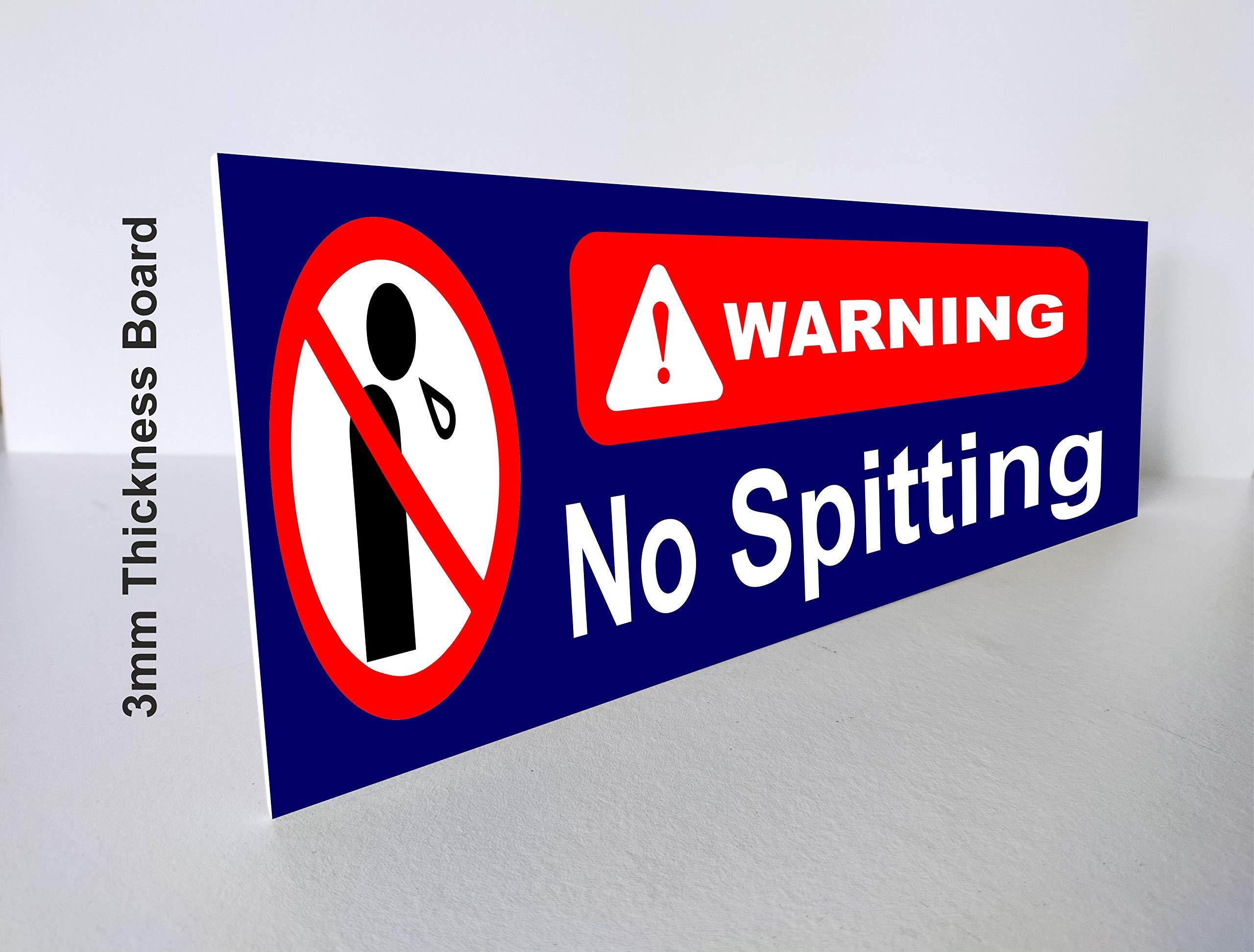 Buy SIGN EVER No Spitting Sign Boards For Bank Office Factory Hospital ...