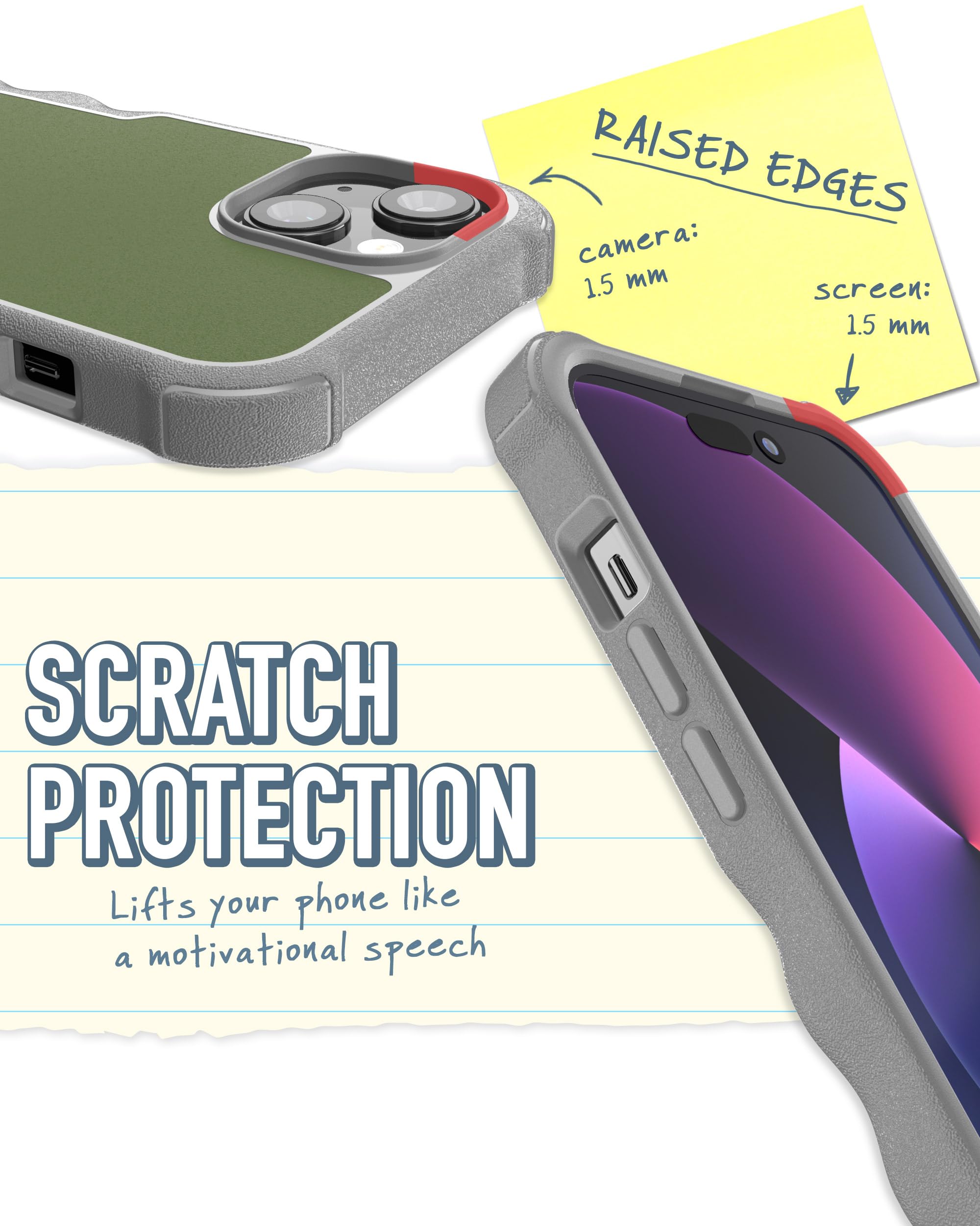 Snapklik.com : Smartish iPhone 15 Protective Magnetic Case - Gripzilla ...