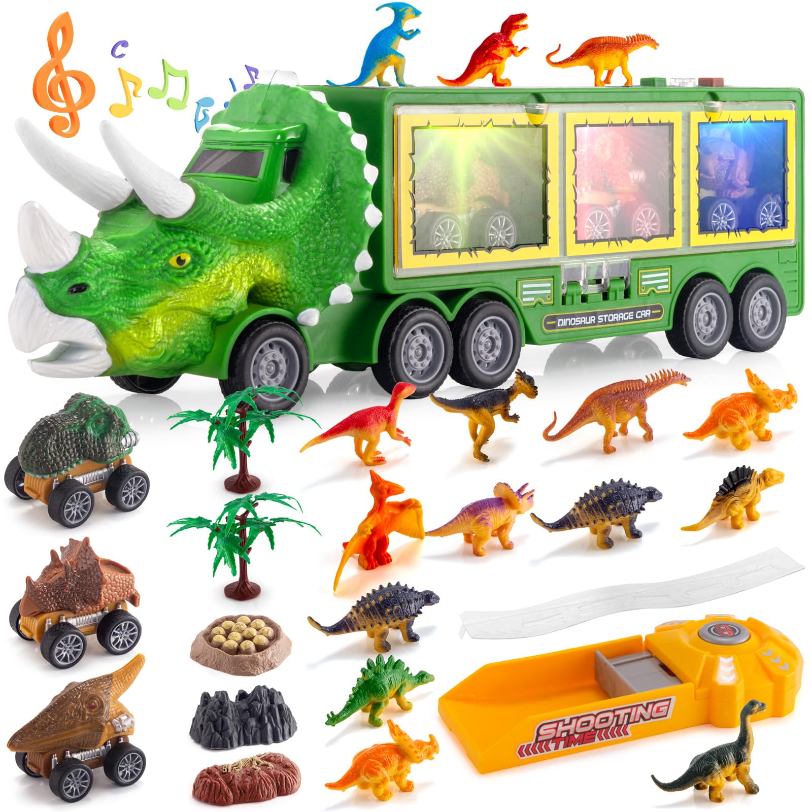 MewVeer Dinosaur Truck Toy for Kids, Trucks Toys for 3+ Year Old Boys ...